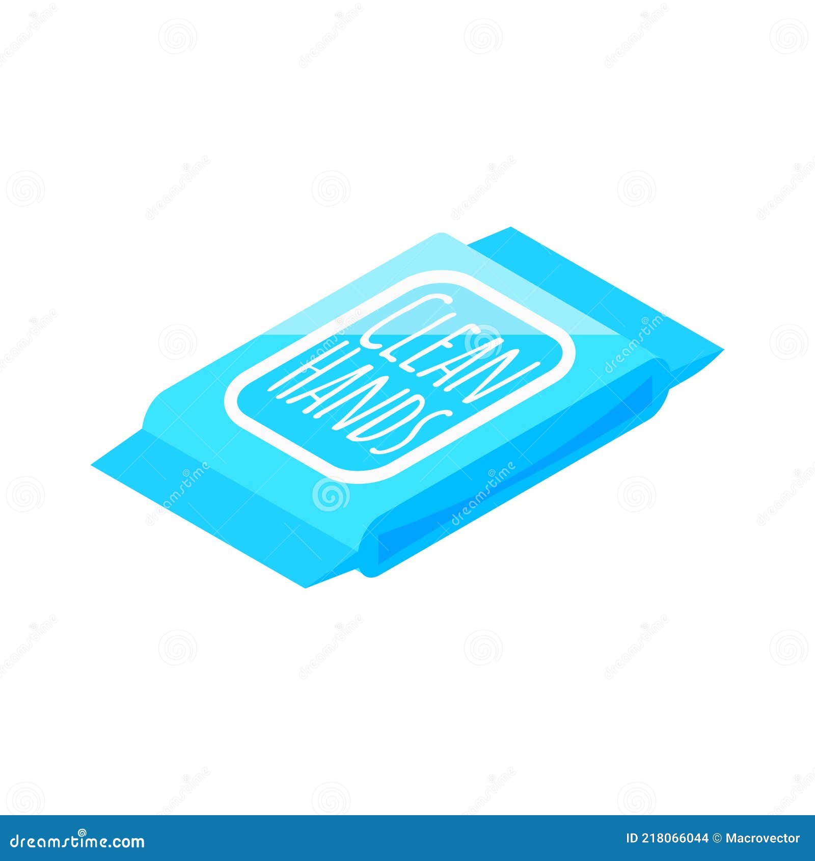 Wipes Package Icon stock vector. Illustration of face - 218066044