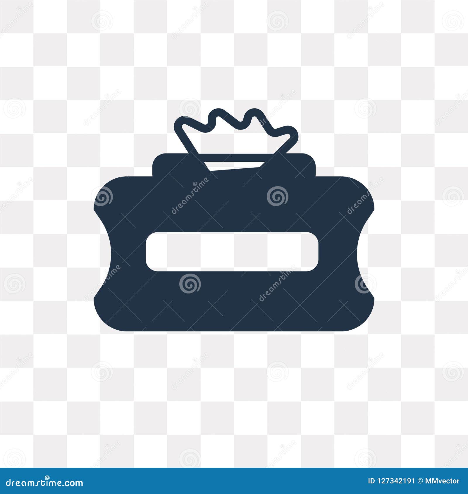 Wet Wipes Vector Icon Isolated On Transparent Background, Linear ...