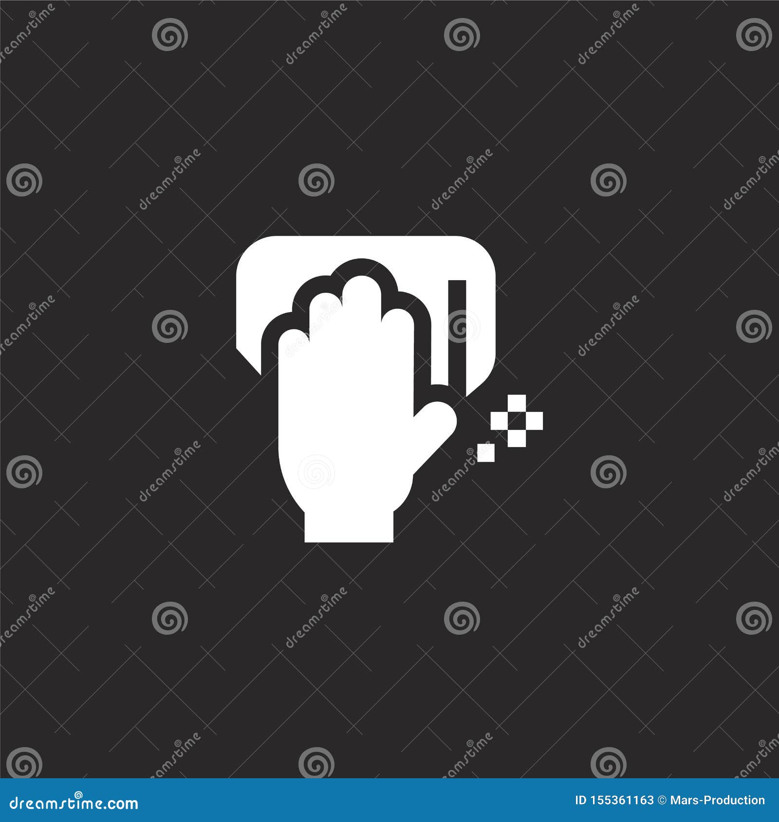 Wiping Icon. Filled Wiping Icon for Website Design and Mobile, App ...