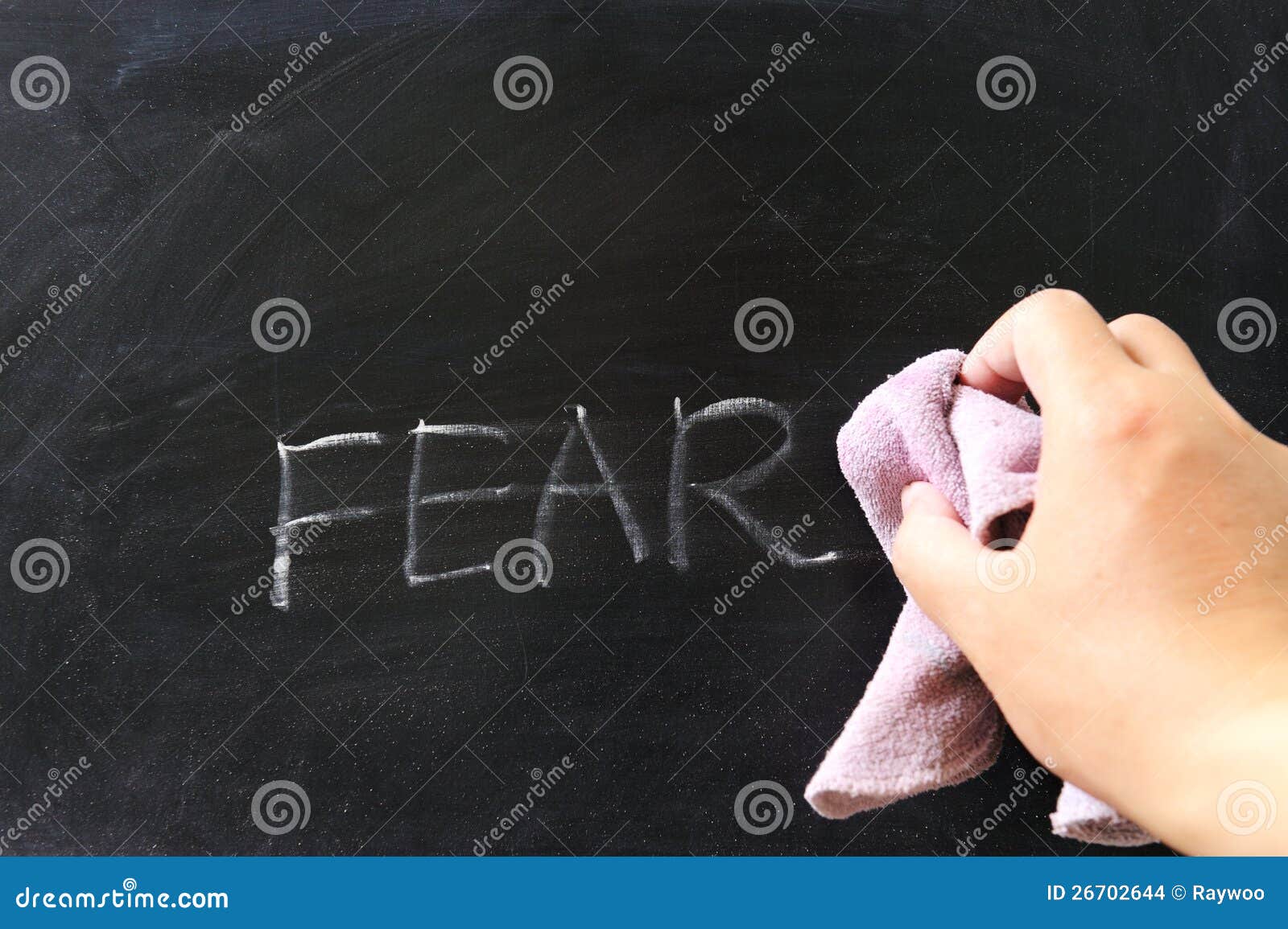 Erasing Fear Royalty-Free Stock Photo | CartoonDealer.com #23180553