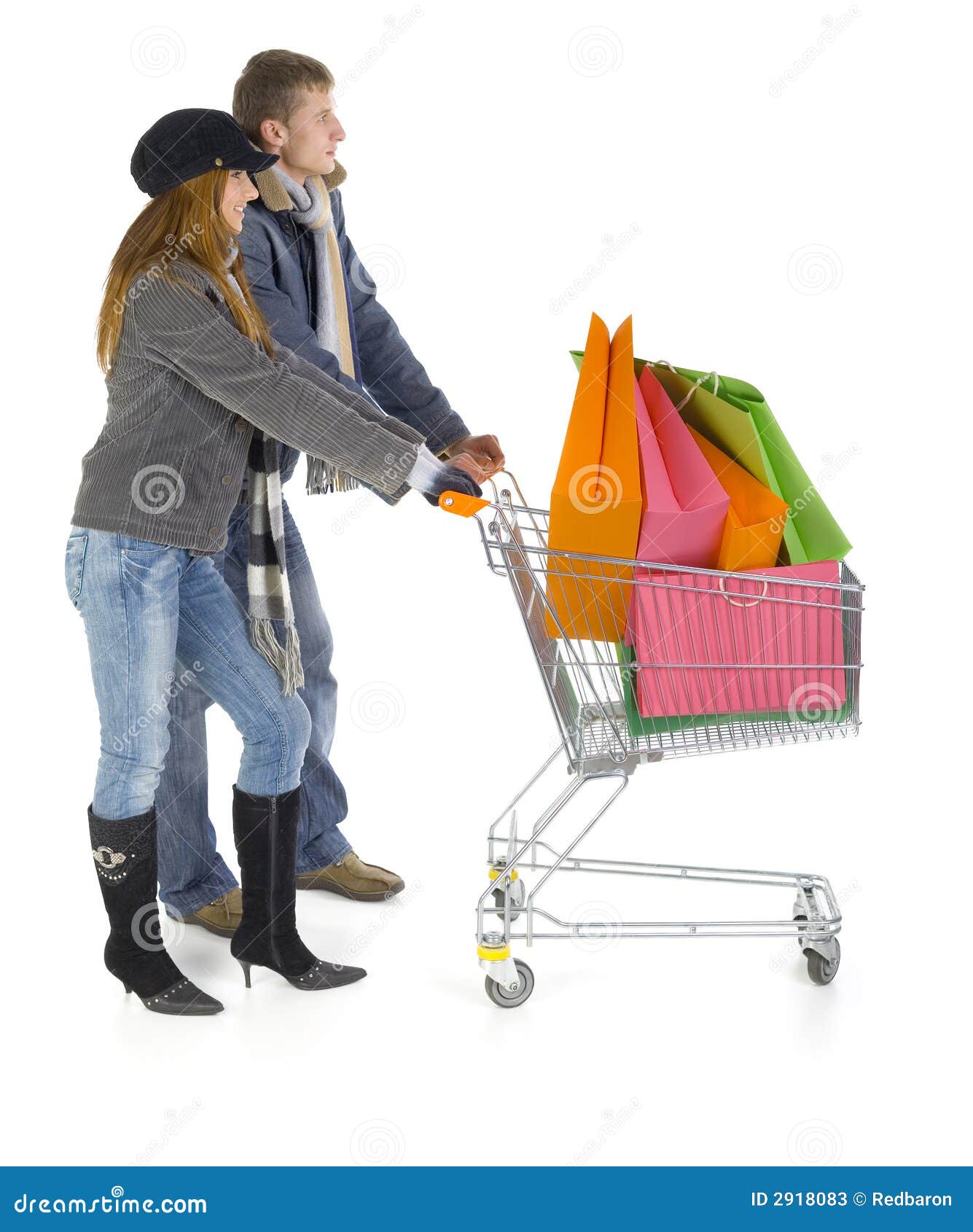 Wir gehen nach Hause stockbild. Bild von wagen, mann, verbraucher - 2918083