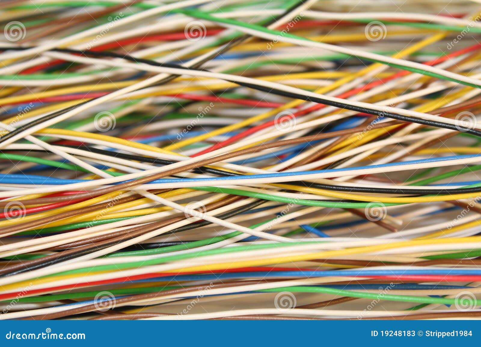 Wire stock image. Image of messy, equipment, technology - 19248183