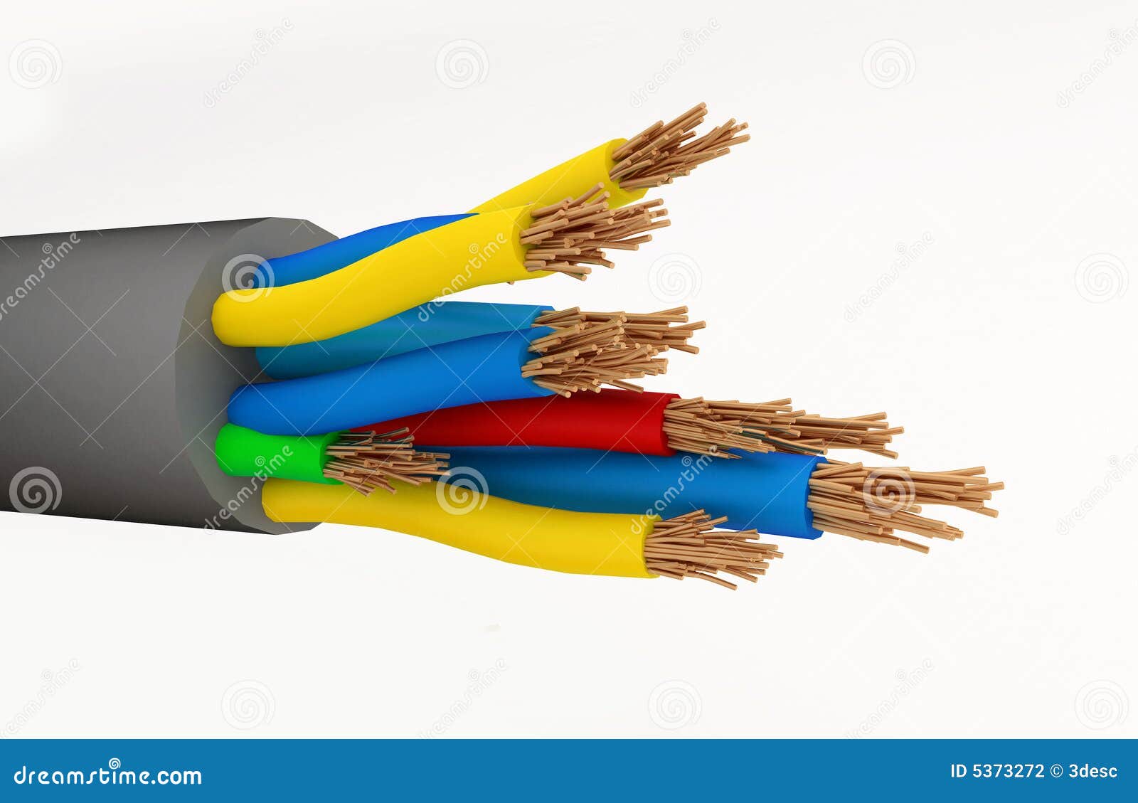 Wire stock photo. Image of transparent, connection, cable - 5373272