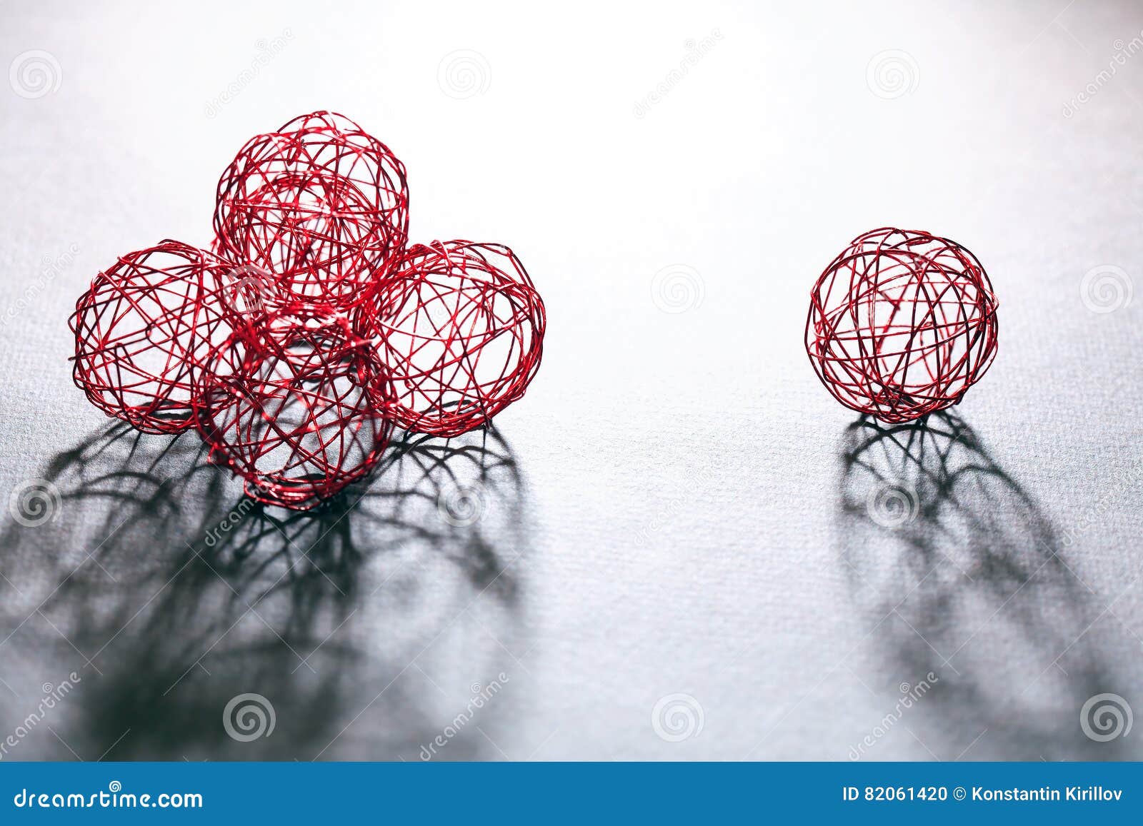 Wire Balls Set stock photo. Image of teamwork, sphere - 82061420