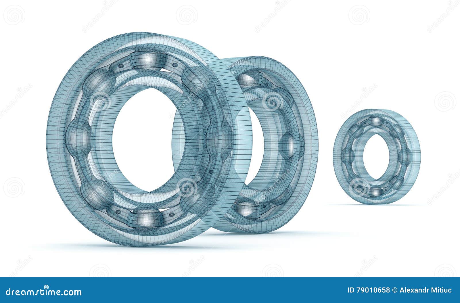 Wire Bearing Design, Isolated Stock Illustration - Illustration of ...