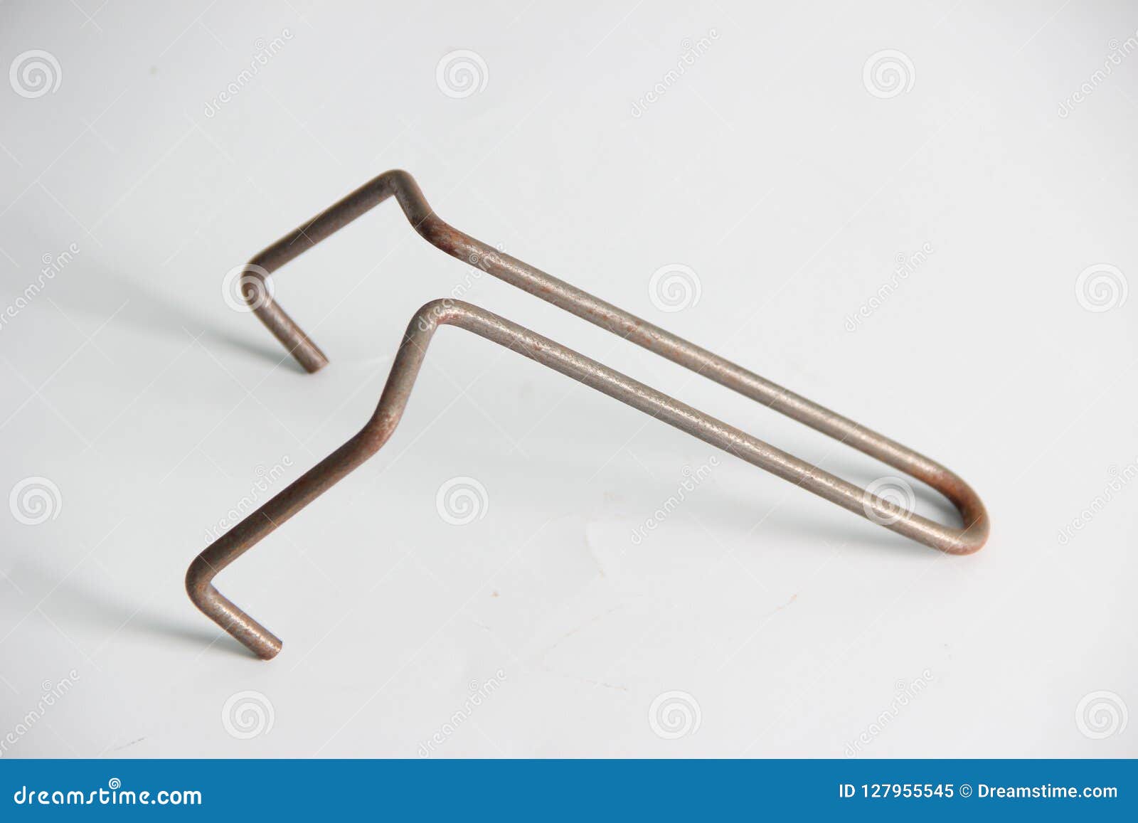Wire bending forming parts stock image. Image of easy - 127955545