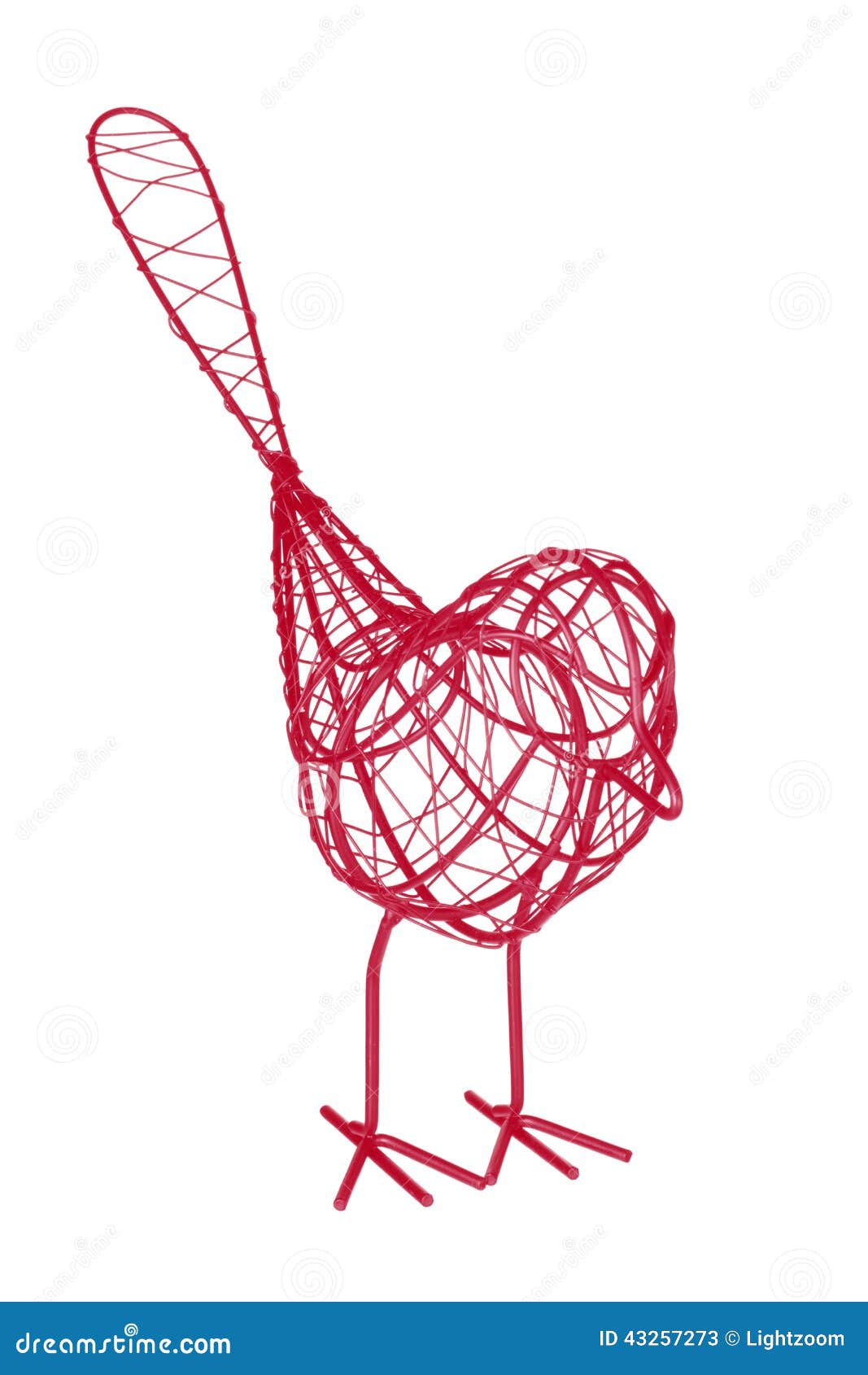 Wire Bird stock image. Image of bird, cutout, metal, beak - 43257273