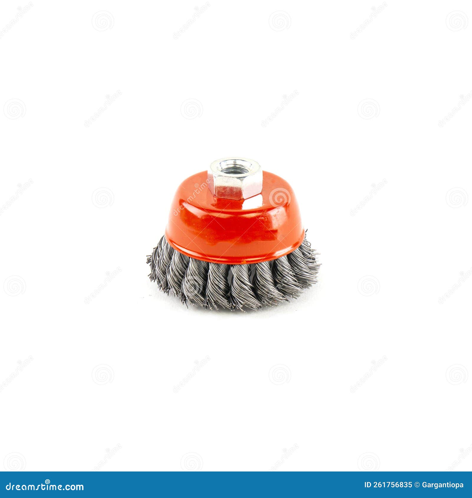 Wire Brush Tool Isolated on White Stock Image - Image of preparation ...