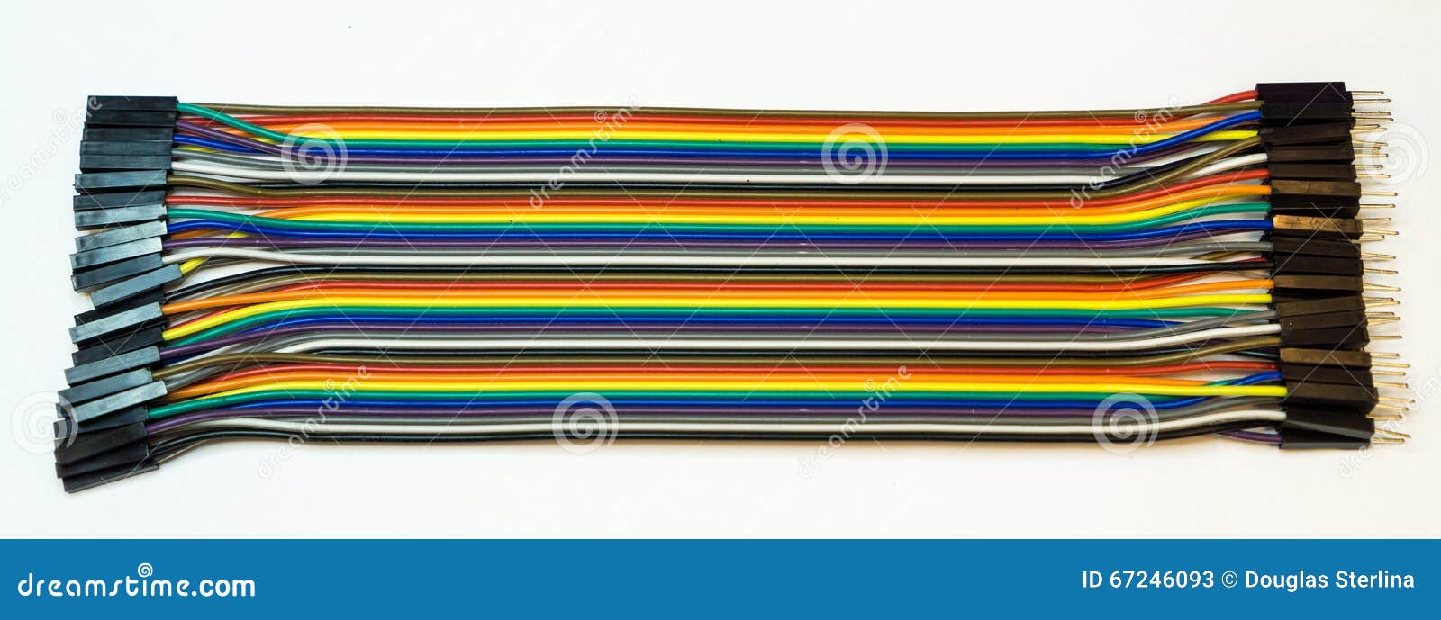 Wire bundle stock image. Image of connection, plastic - 67246093