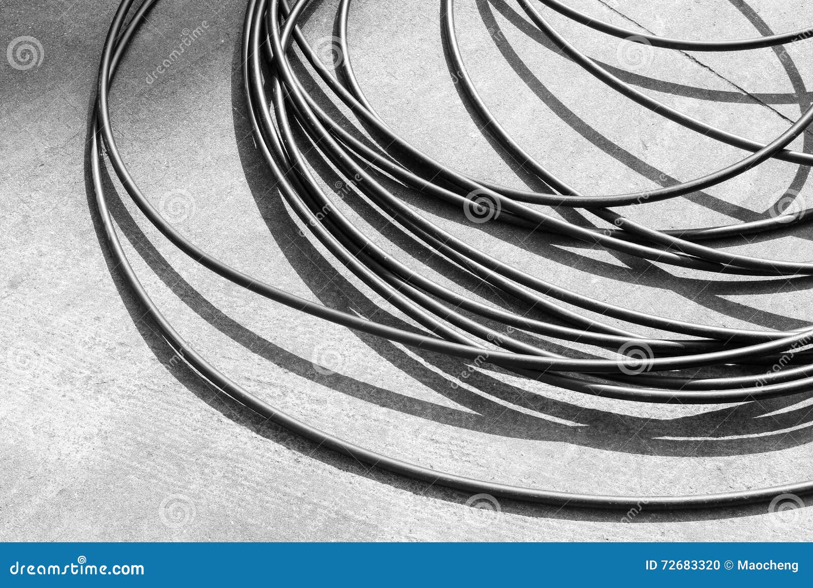 Wire and Cable Black and White Image Stock Photo - Image of ethernet ...