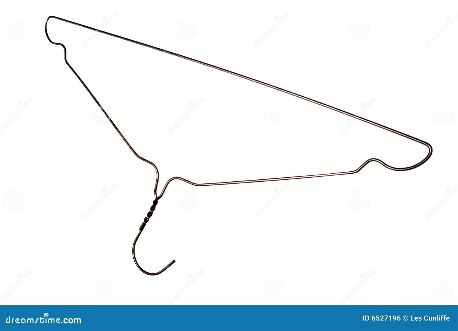 One Clothes On A Hanger On The Rail. Minimalist Wardrobe. Royalty-Free ...