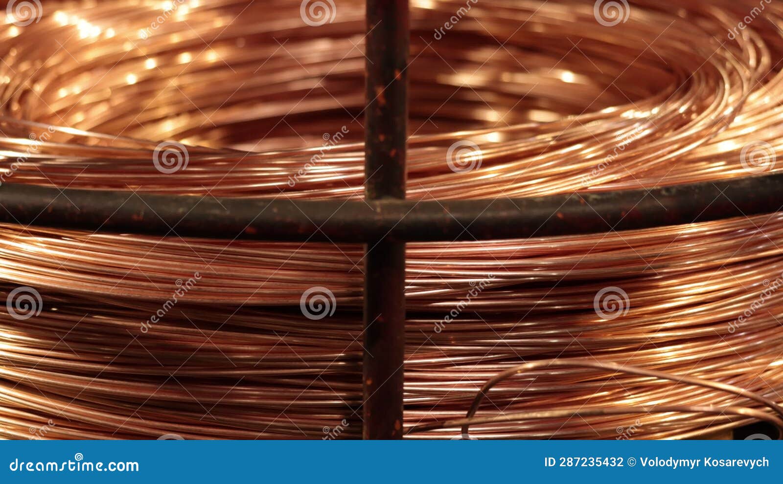 Wire Coiling, Cable Making, Copper Industry Stock Footage - Video of ...