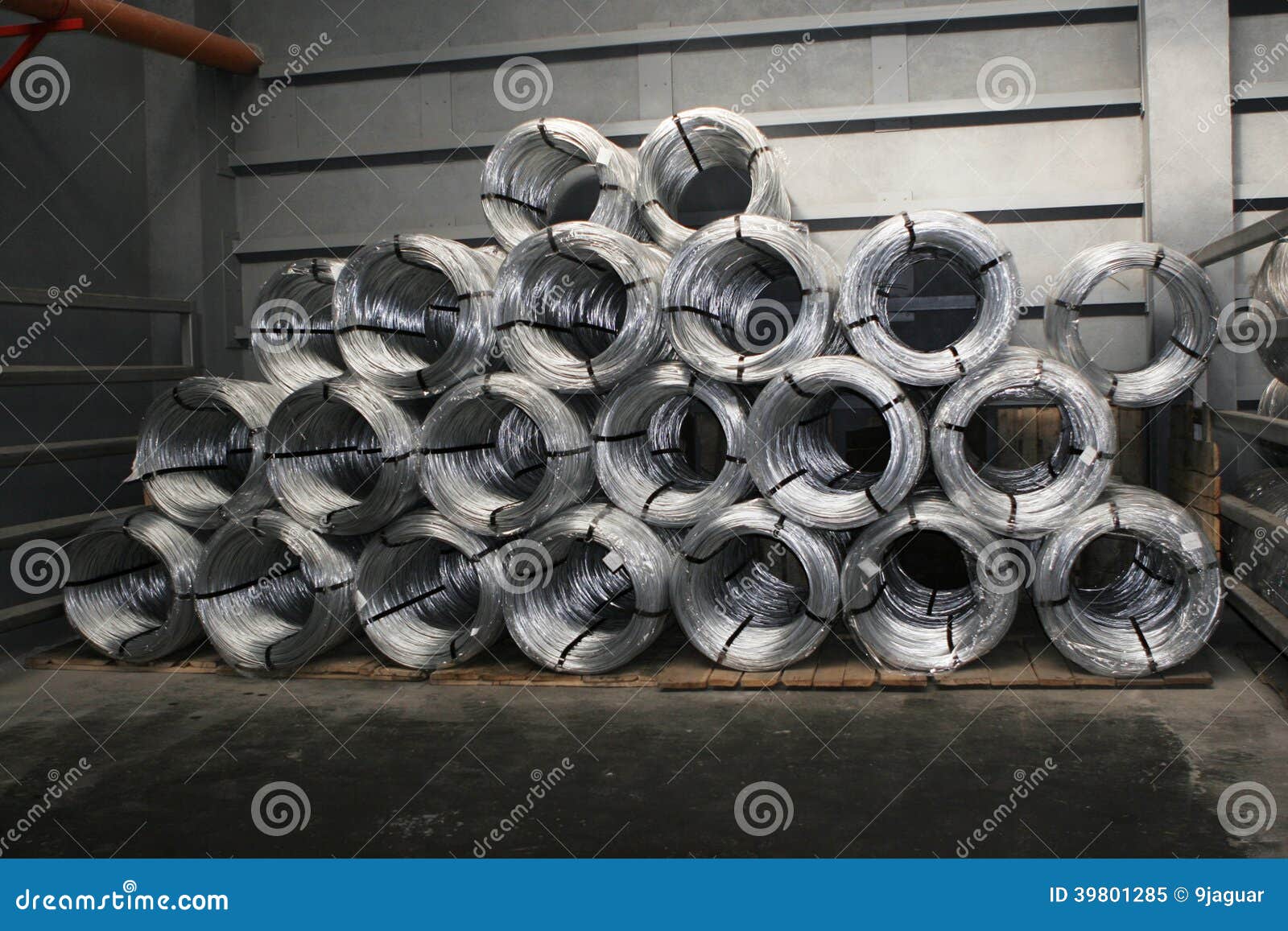 Wire coils stock image. Image of white, wire, metal, iron - 39801285