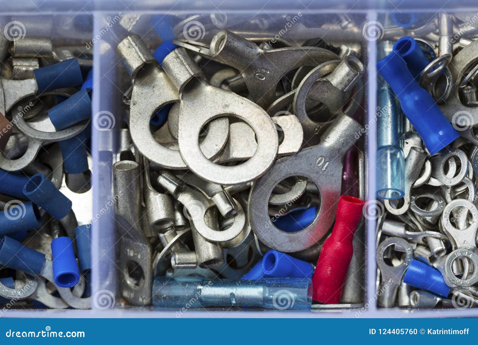 Wire connection ends stock photo. Image of industry - 124405760