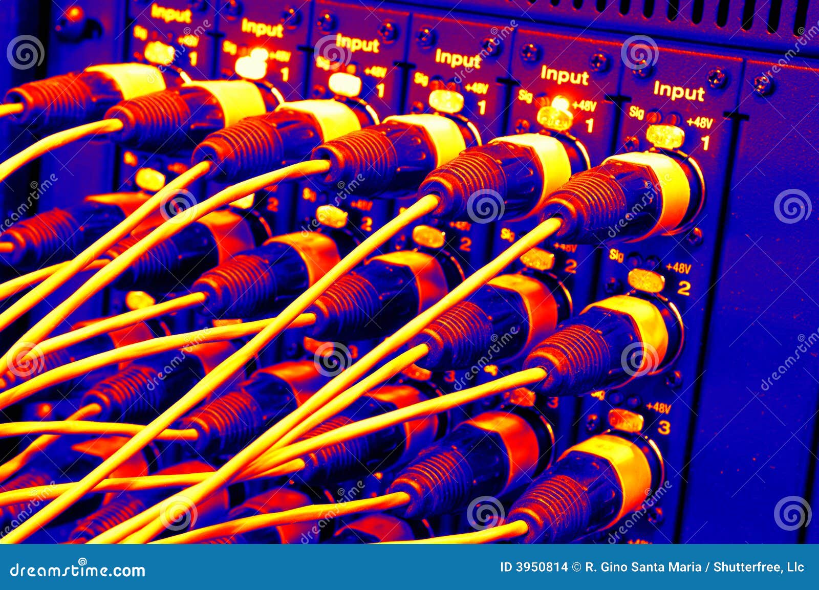 Wire Connections stock photo. Image of interfaces, broadband - 3950814