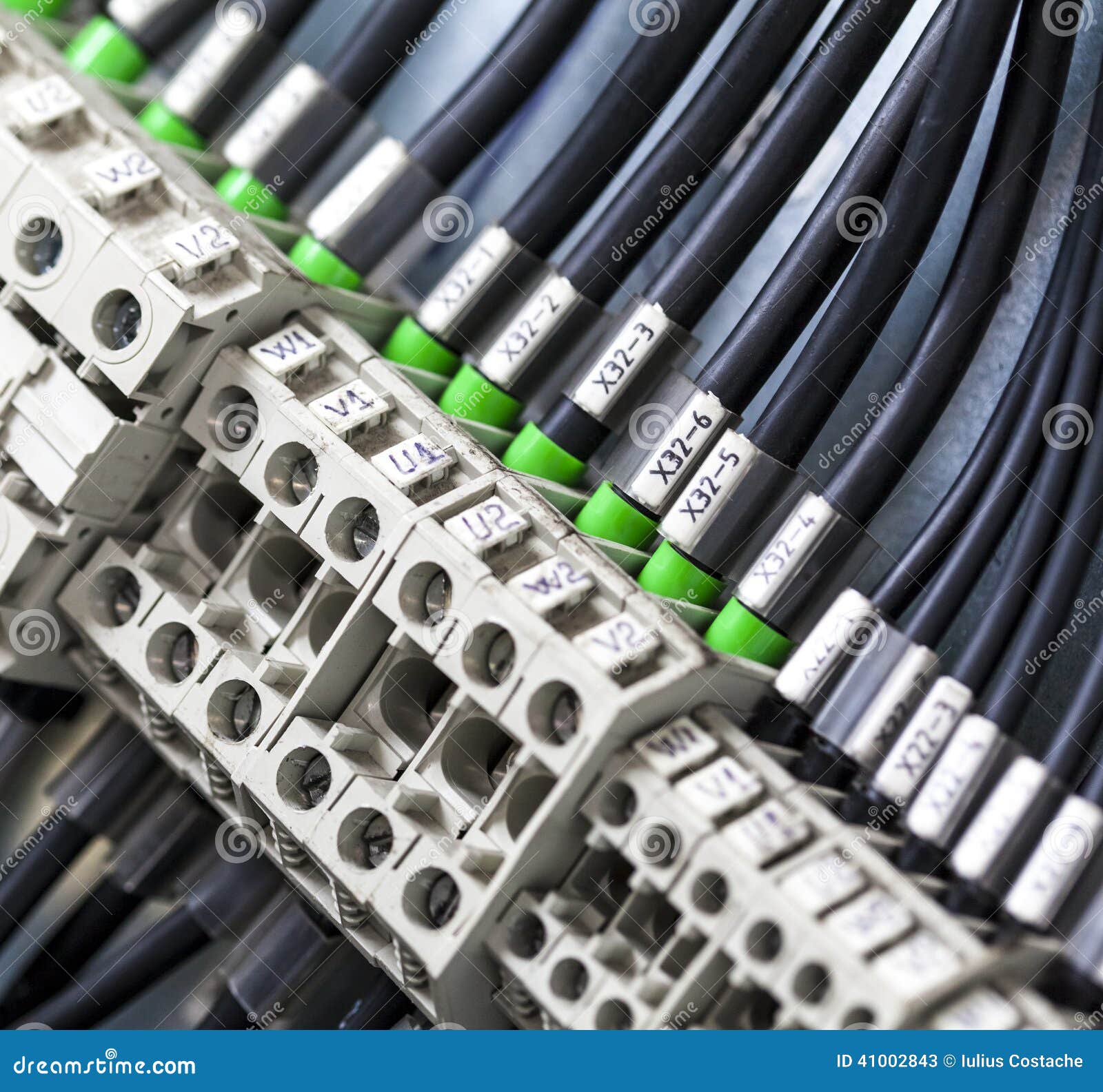 Wire connections stock image. Image of network, wires - 41002843