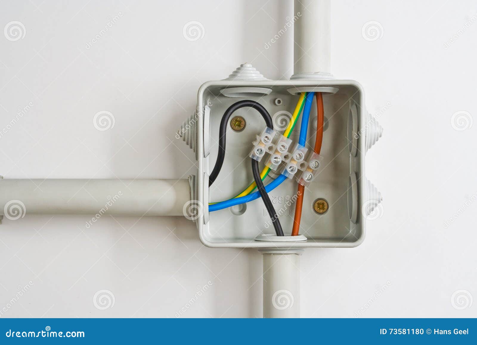 Wire connections stock photo. Image of switch, connection - 73581180