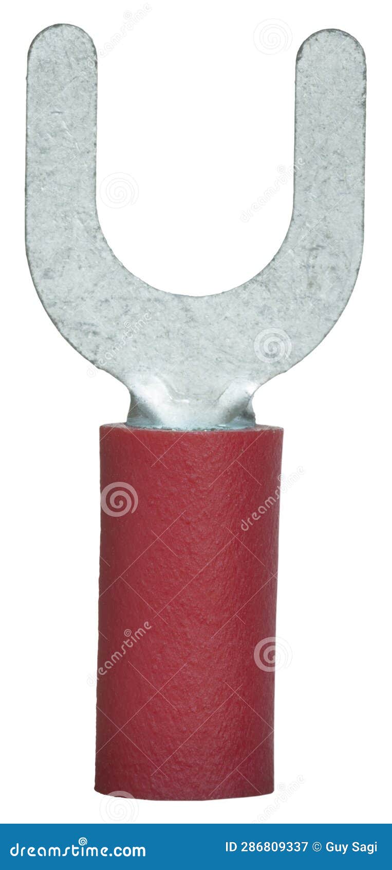 Wire Connector with Red Insulation Stock Image - Image of connect ...