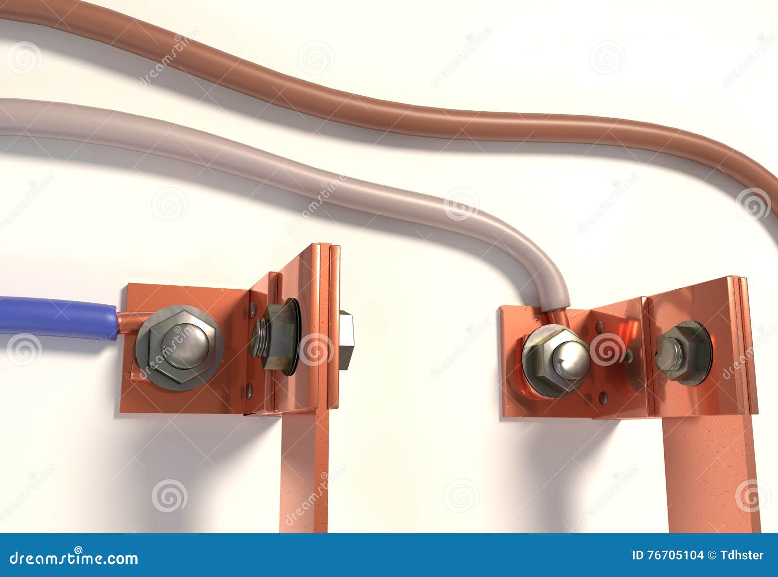 Wire Connector Terminal 3d Illustration Stock Illustration ...