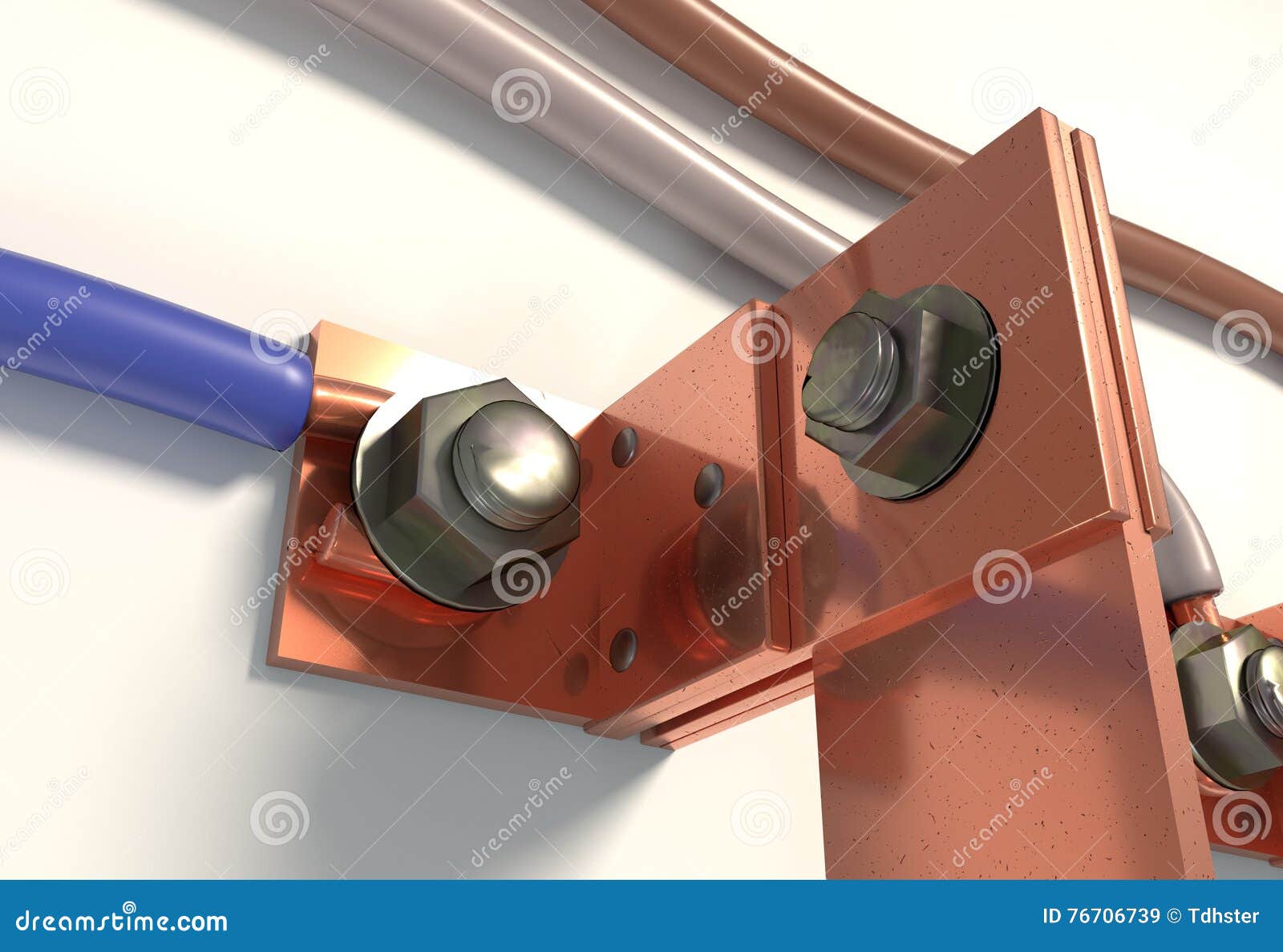 Wire Connector Terminal 3d Illustration Stock Illustration ...