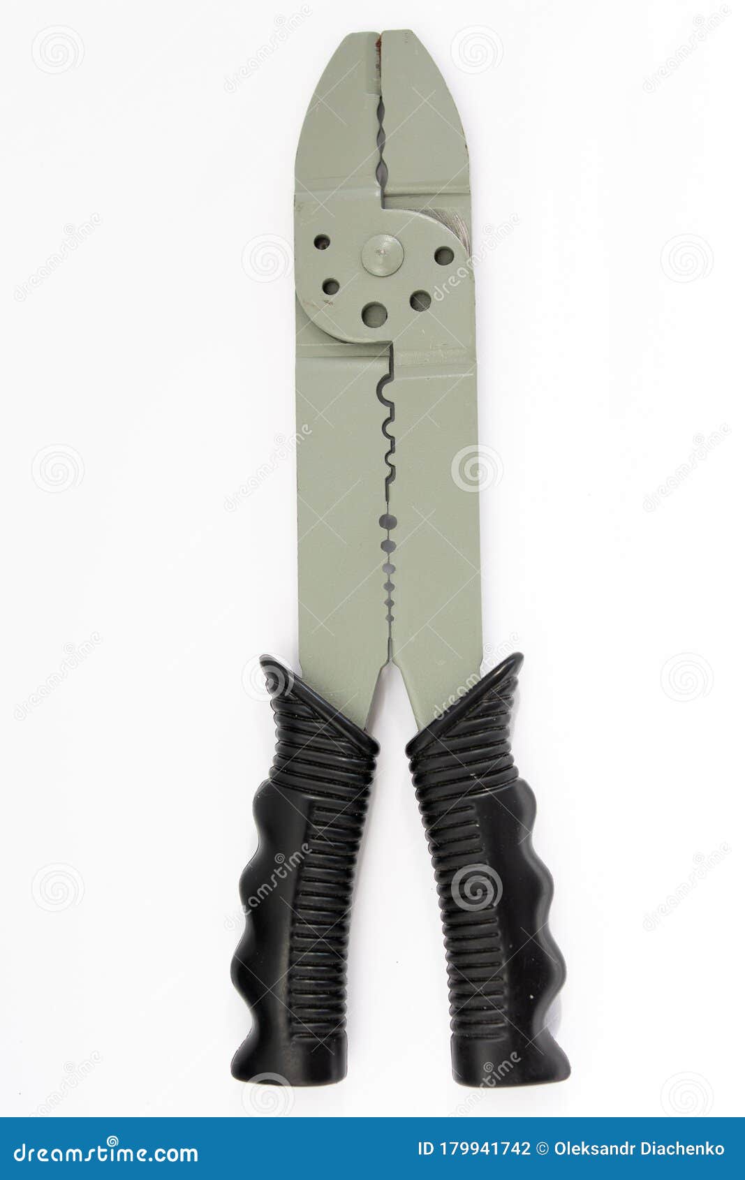 Wire Cutter for Electric Wire on a White Stock Photo - Image of tool ...