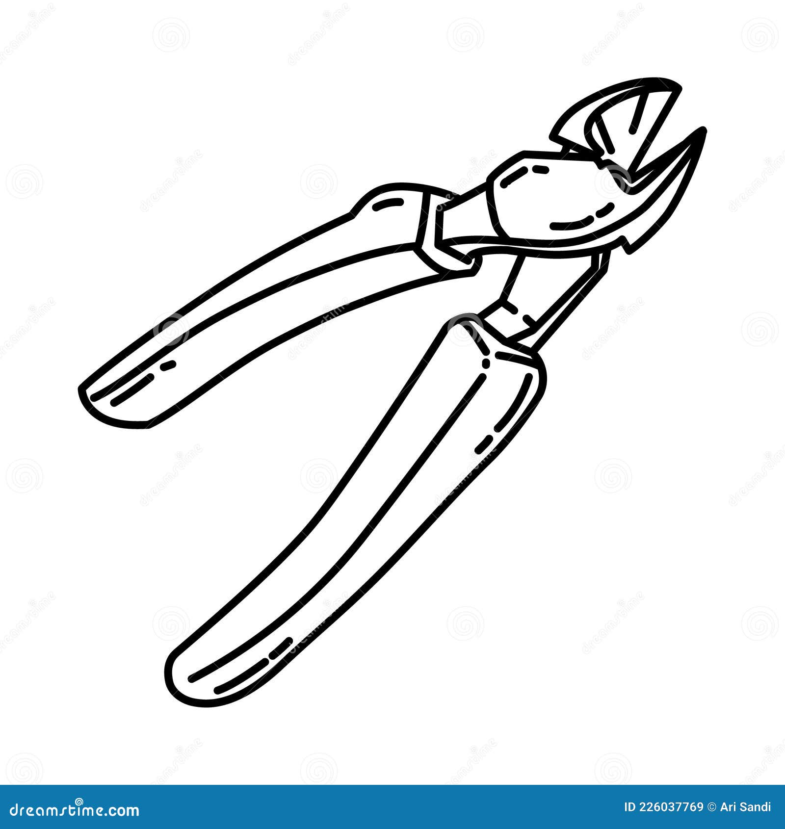 Wire Cutter Icon. Doodle Hand Drawn or Outline Icon Style Stock Vector ...