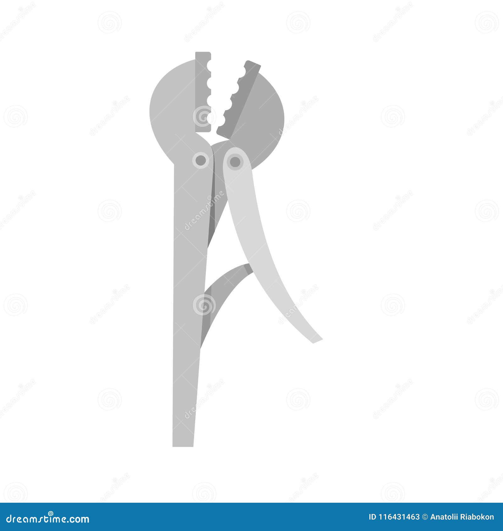 Wire Cutter Icon, Flat Style Stock Vector - Illustration of cutter ...