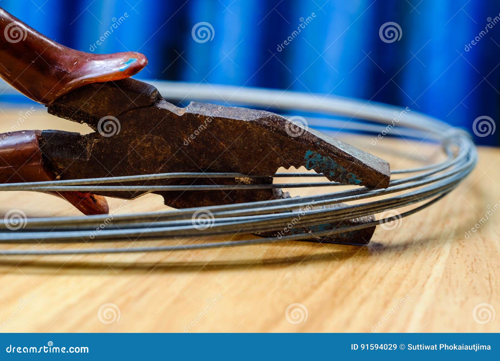 Wire cutters stock image. Image of pincers, rusty, craft - 91594029