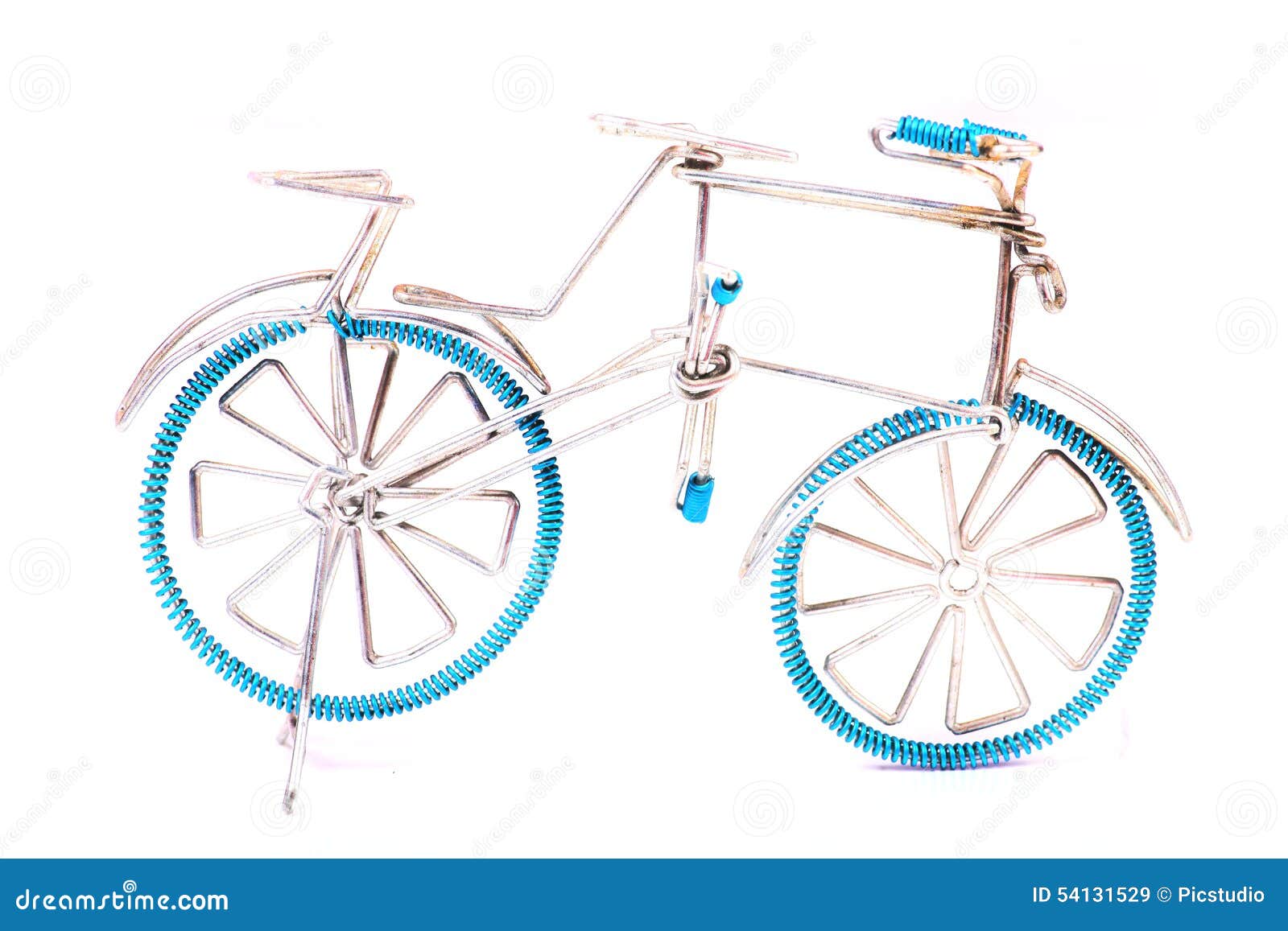 Wire cycle stock image. Image of ccraftsmanship, painted - 54131529