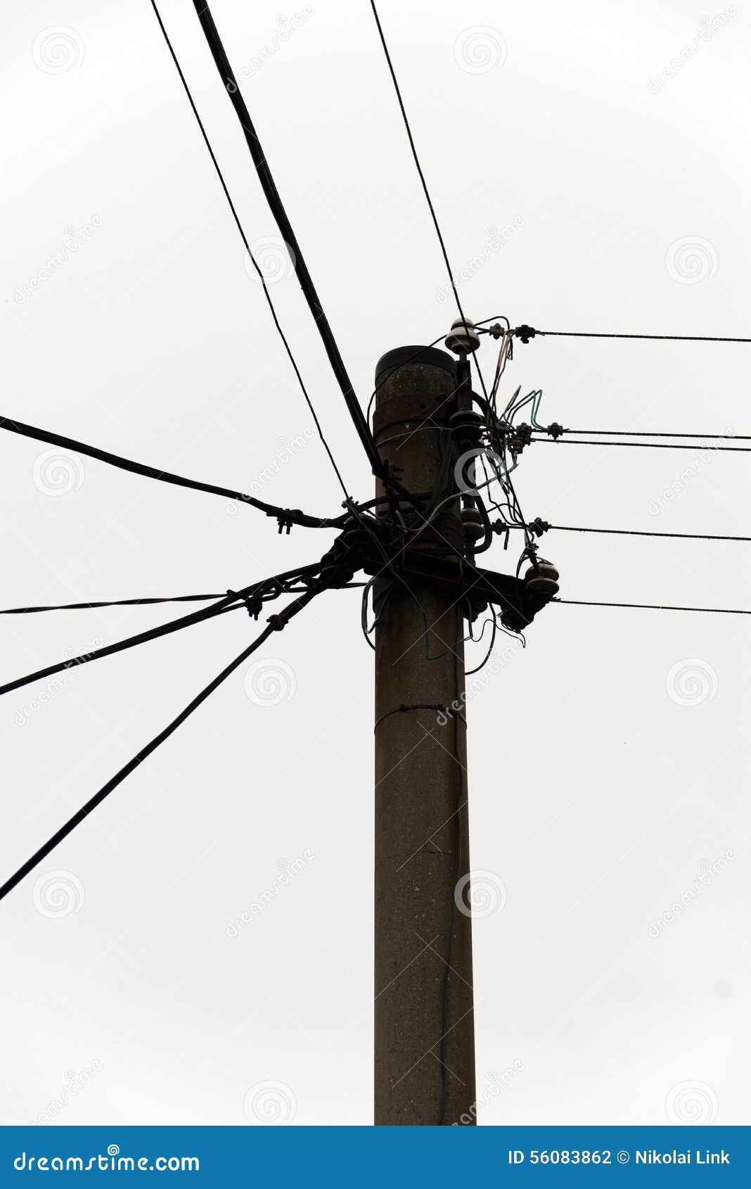 Wire distribution stock photo. Image of danger, equipment - 56083862