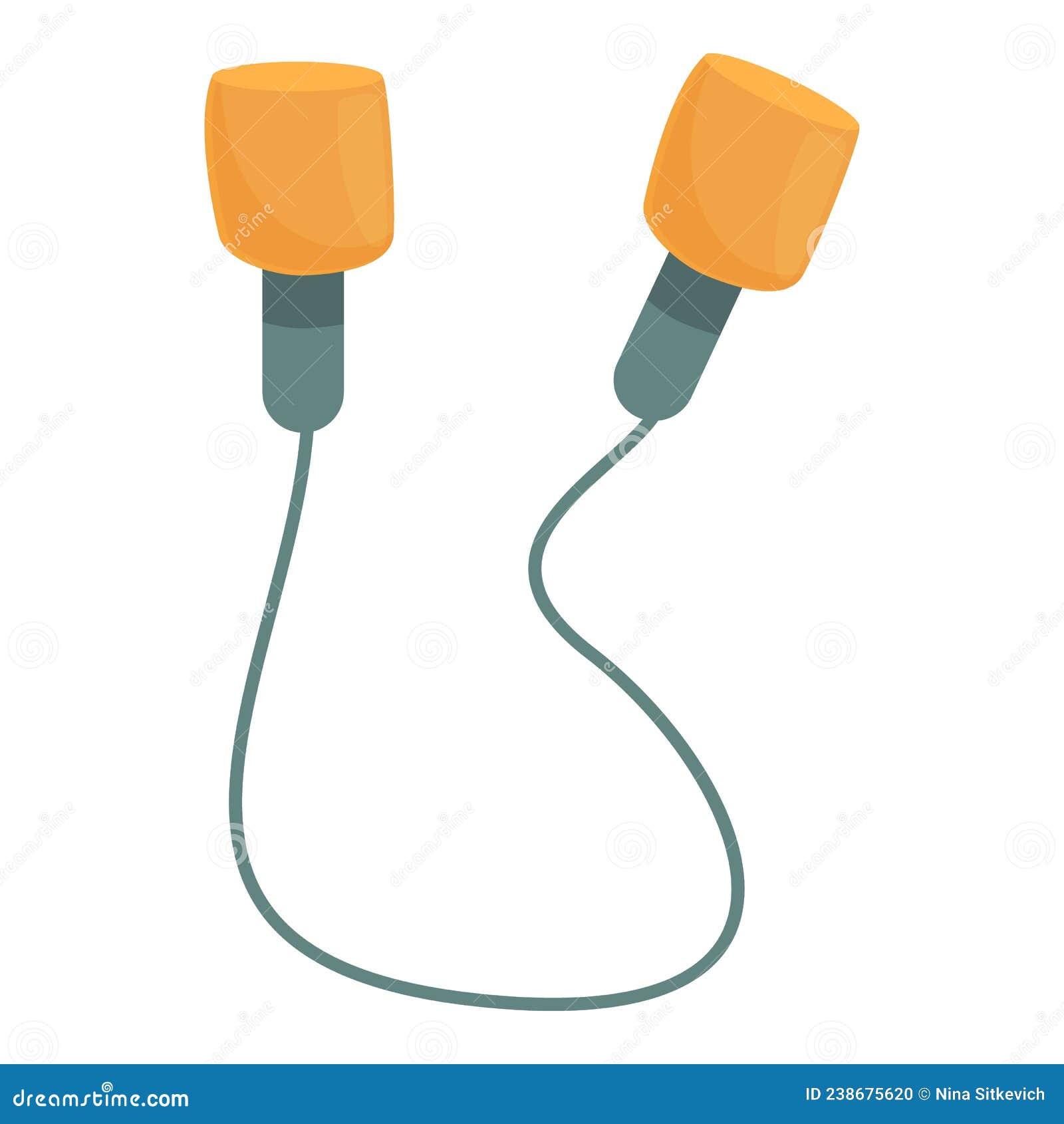 Earplugs Icon Vector Illustration | CartoonDealer.com #175374574