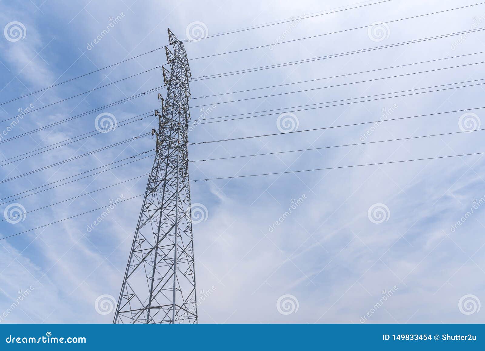 Wire Electric Telecom post stock photo. Image of broadcasting - 149833454