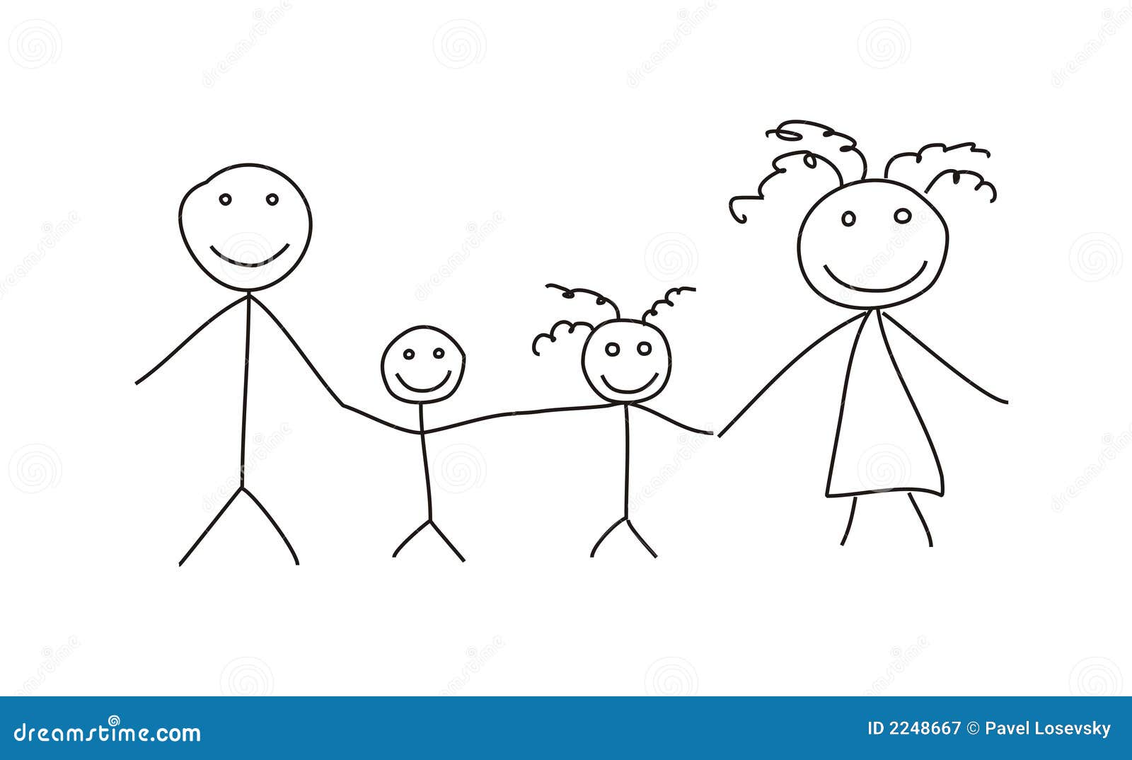 Wire family stock illustration. Illustration of large - 2248667