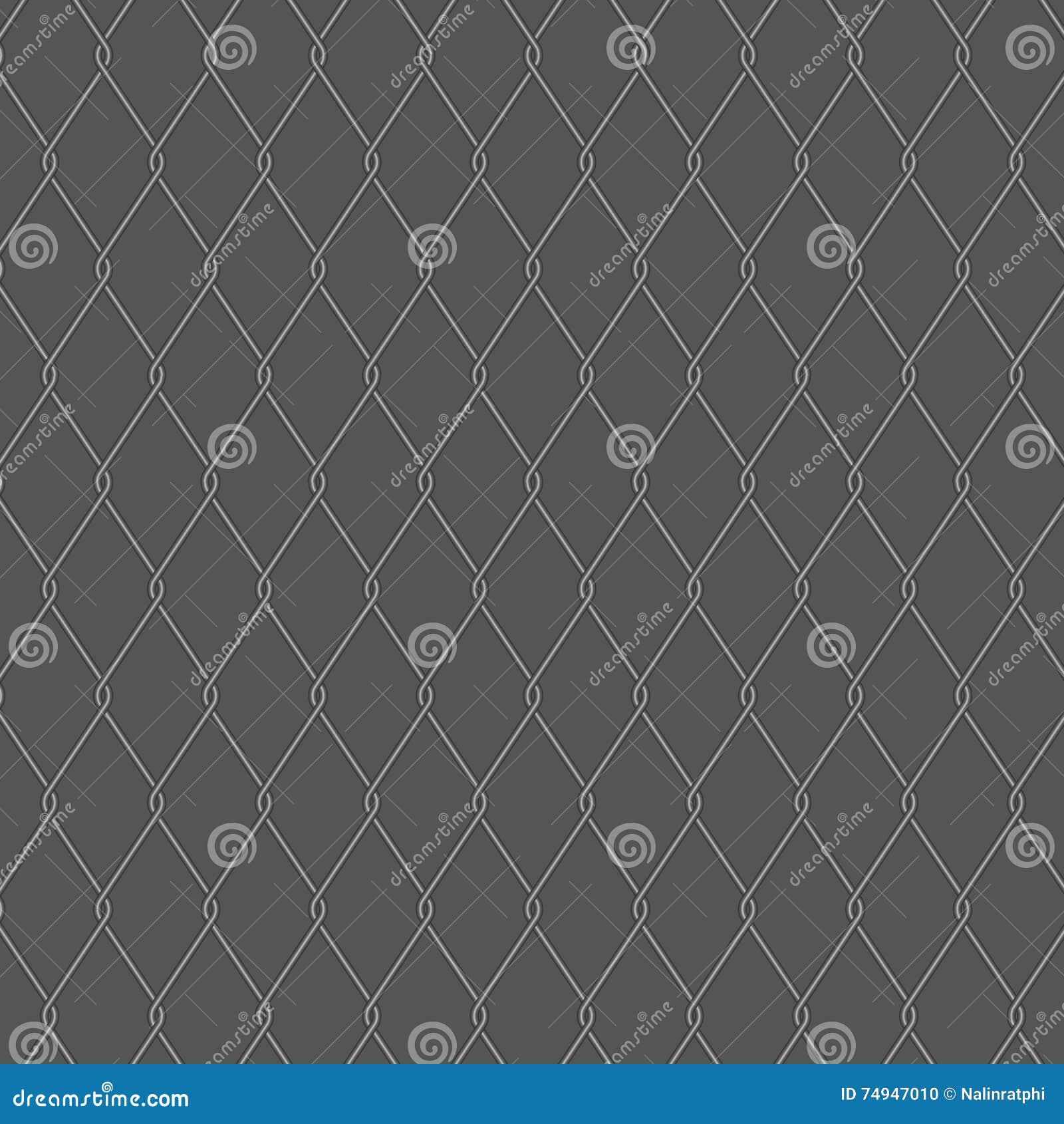 Wire Fence on Gray Background Stock Vector - Illustration of metallic ...