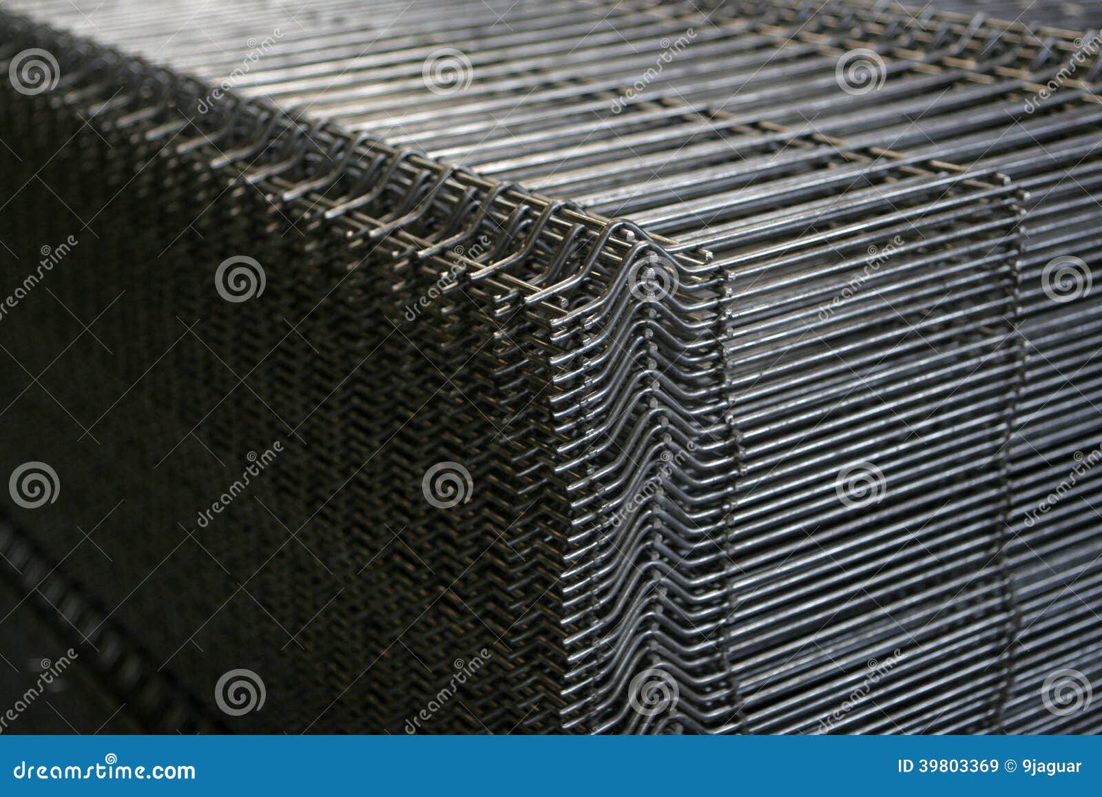 Wire fence in warehouse stock image. Image of metal, warehouse - 39803369