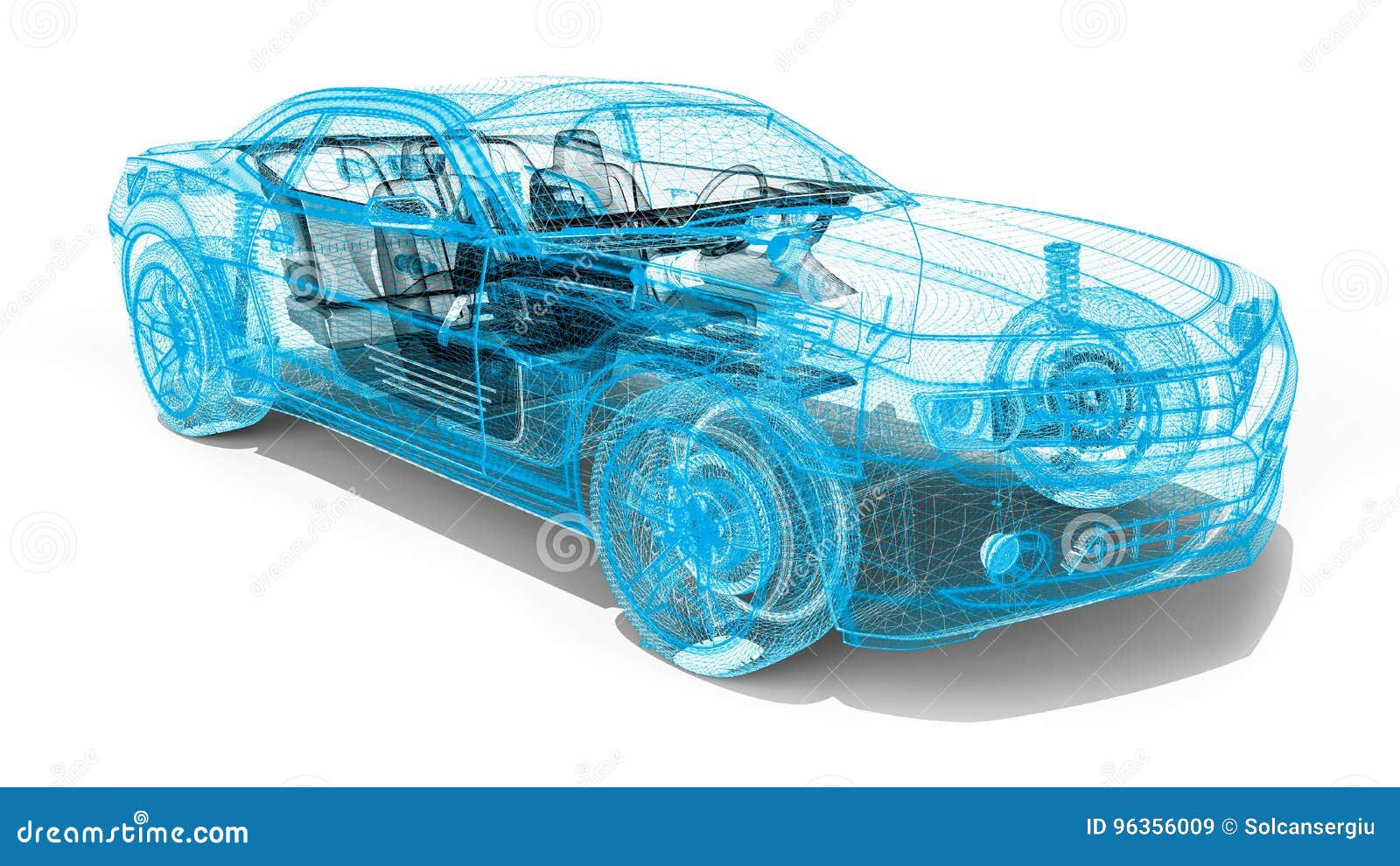 Wire Frame car stock illustration. Illustration of play - 96356009