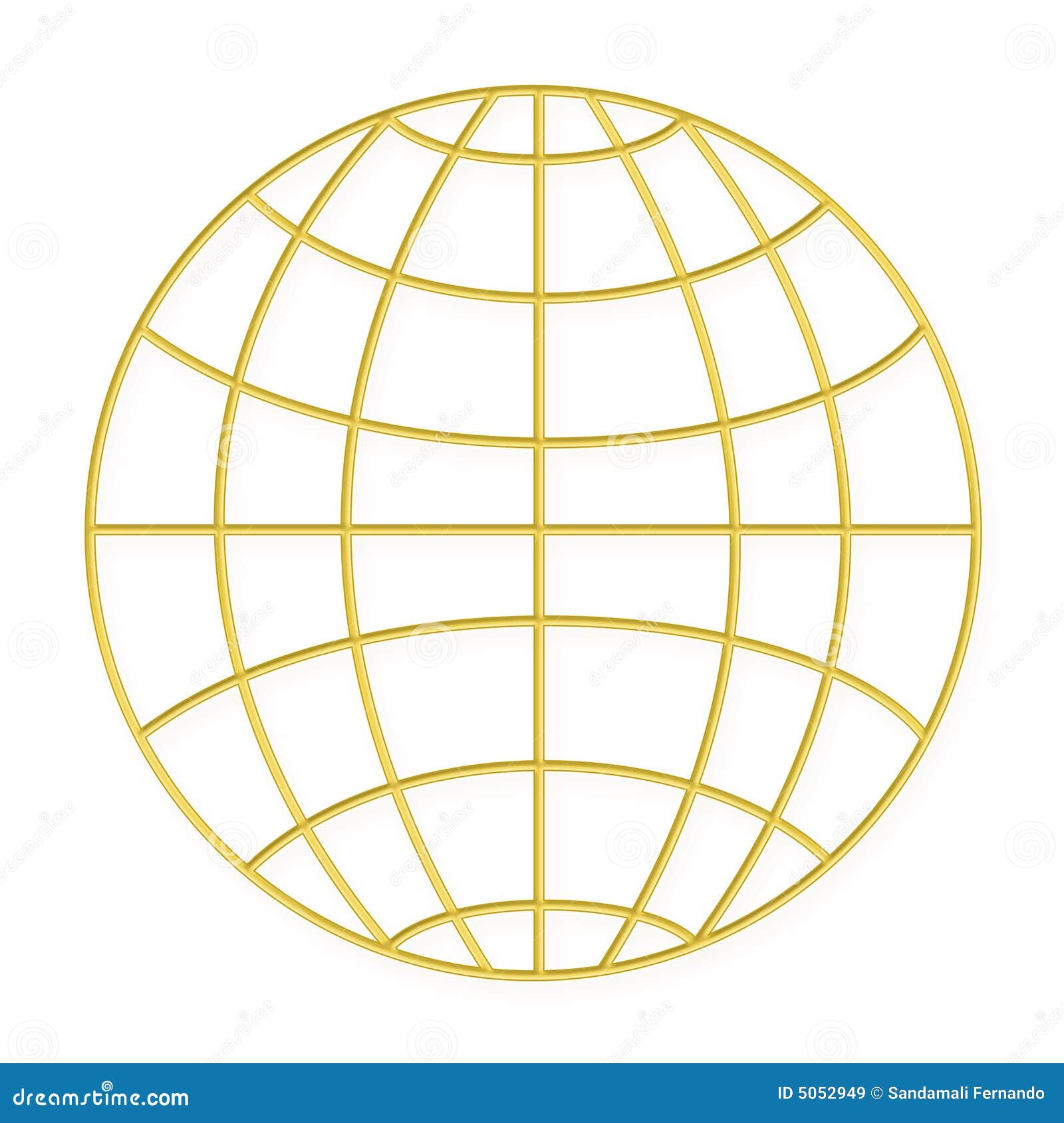 Wire frame globe - Gold stock vector. Image of earth, economy - 5052949