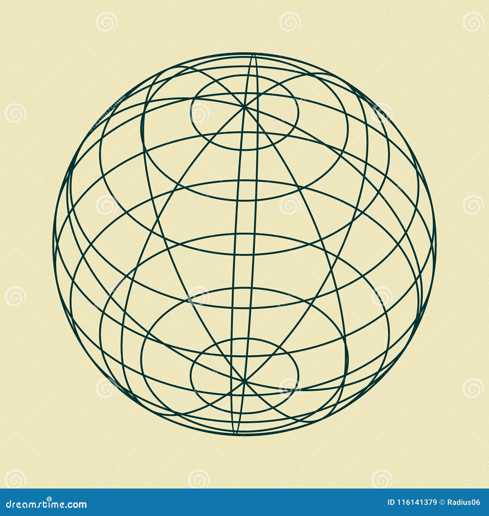 Abstract geometry shape stock vector. Illustration of platonic - 116141379