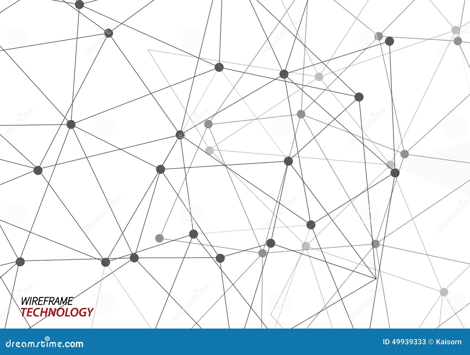 Wire Frame Technology Background Stock Vector - Illustration of graphic ...