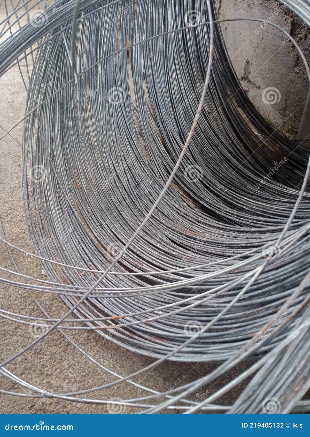 Wire hoop material stock photo. Image of building, materials - 219405132
