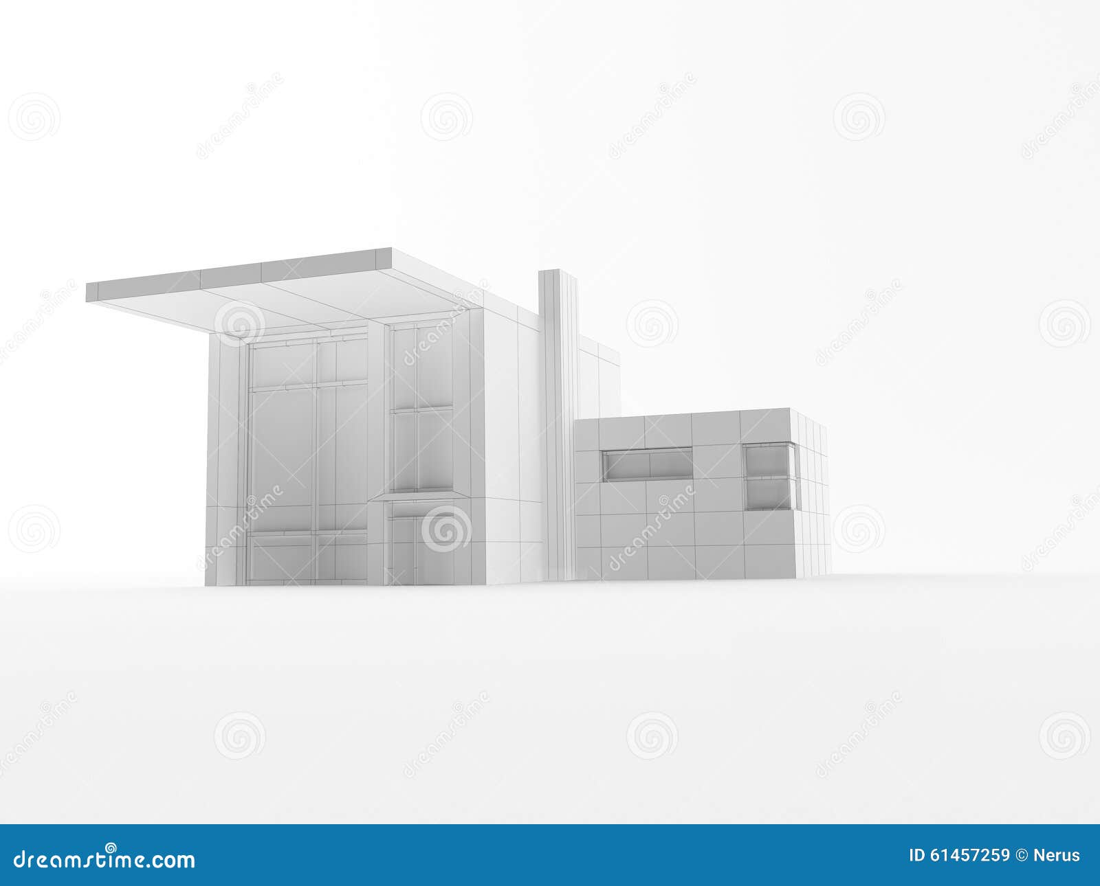 Wire House stock illustration. Illustration of wire, plan - 61457259