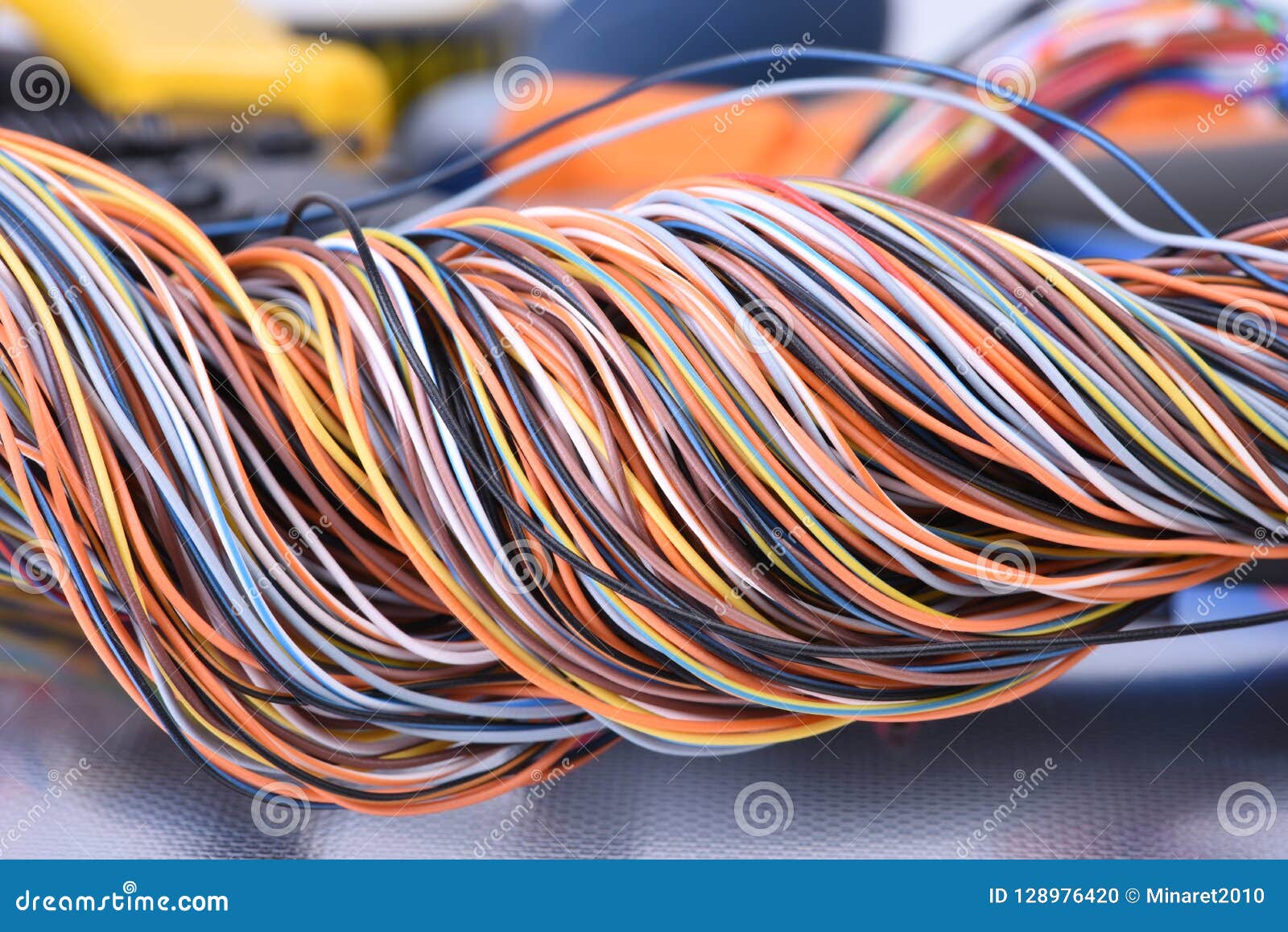 Wire I Electrical and Telecommunication Network Stock Photo - Image of ...