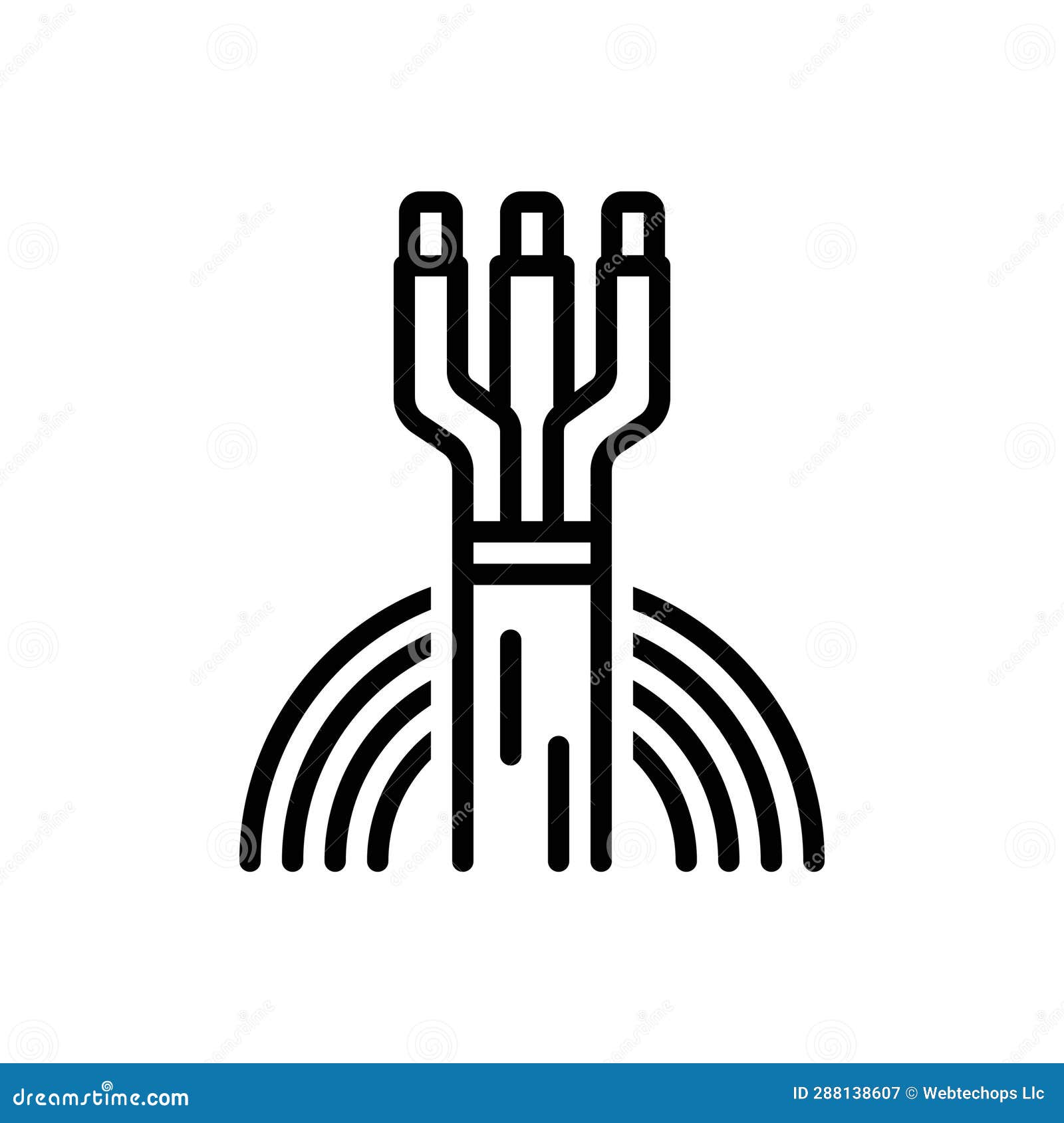 Cable Conduit Vector Icon | CartoonDealer.com #320413770
