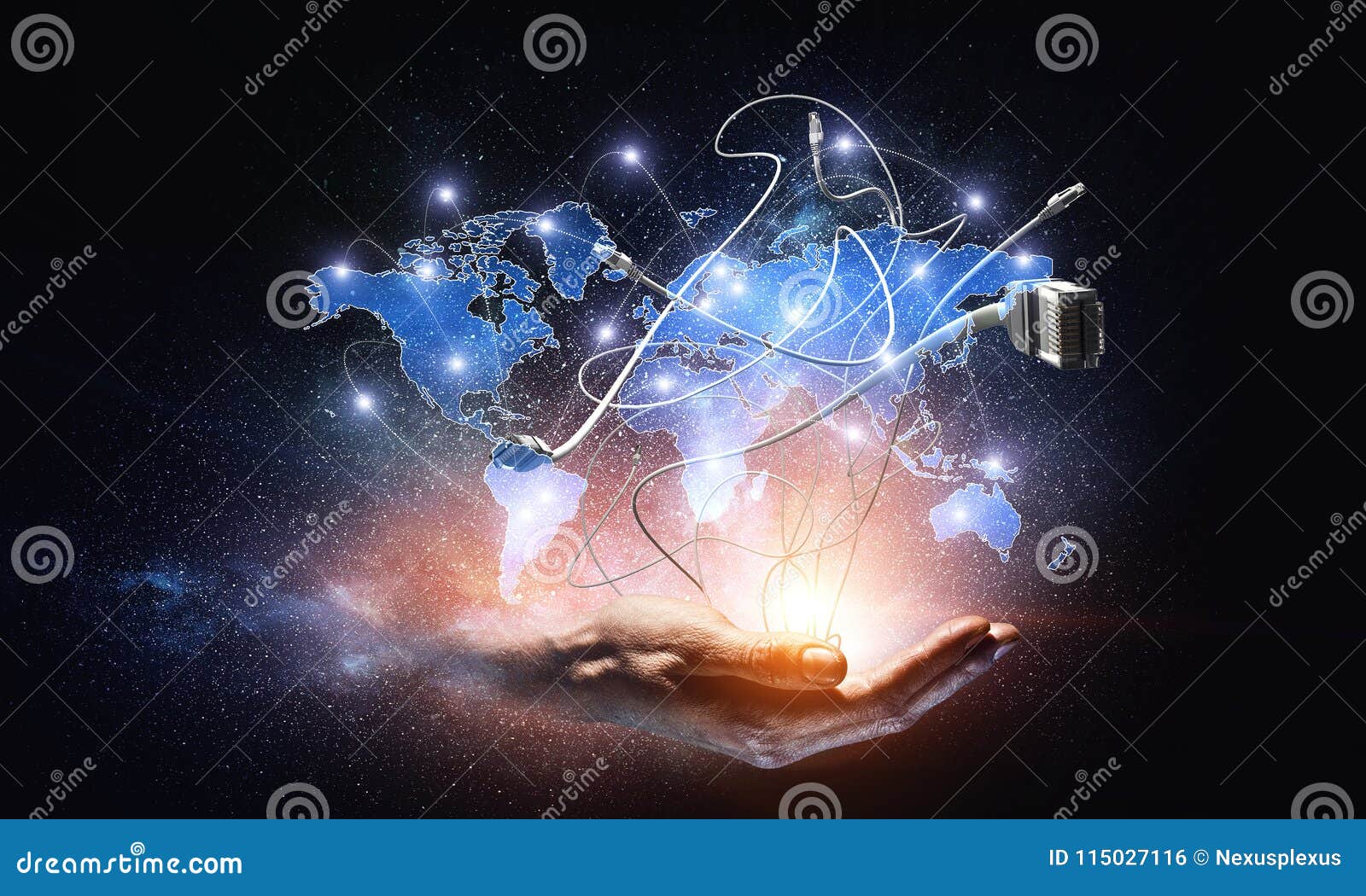 Wire Internet connection stock photo. Image of internet - 115027116