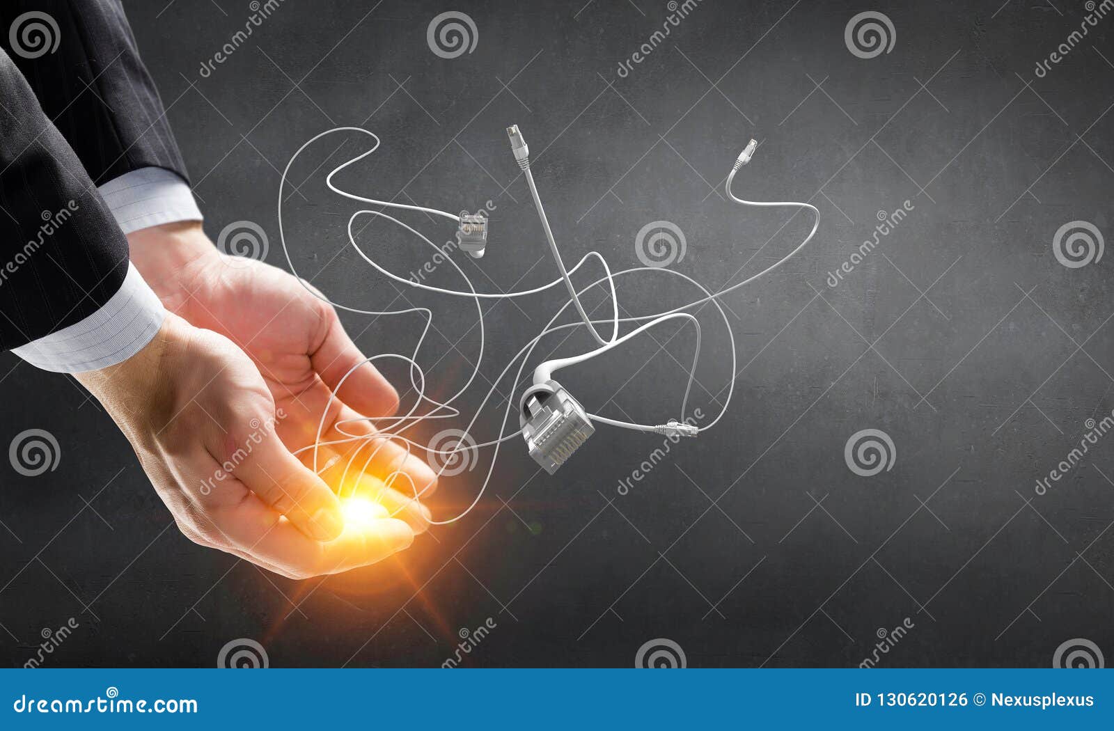 Wire Internet connection stock photo. Image of giving - 130620126