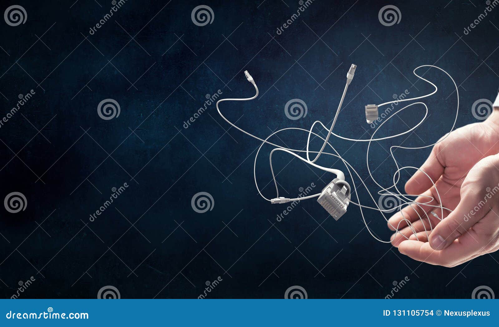 Wire Internet connection stock photo. Image of technology - 131105754