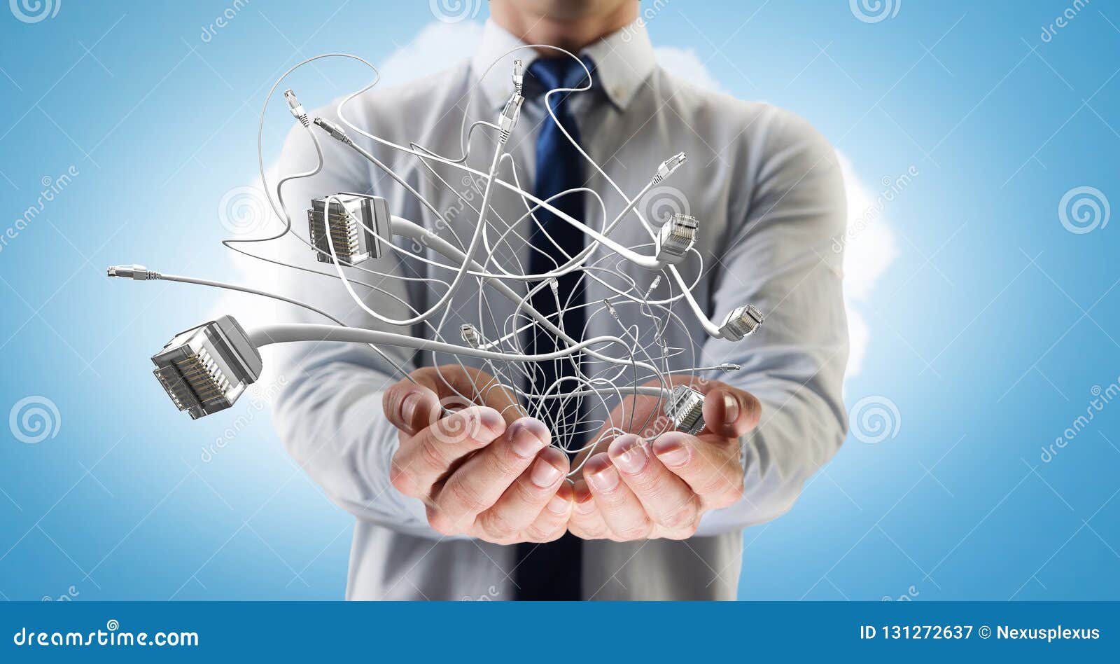 Wire Internet connection stock image. Image of cable - 131272637