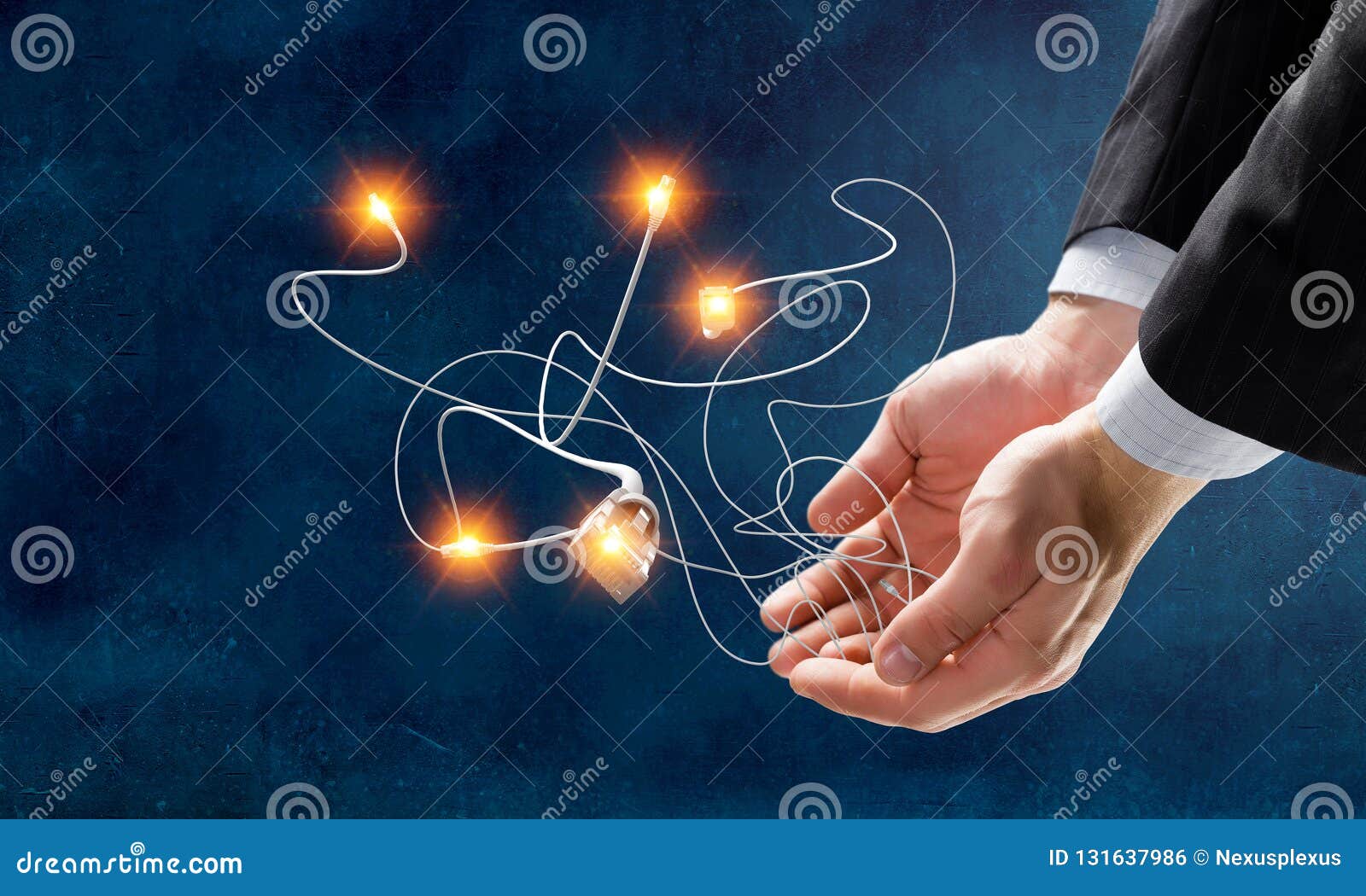 Wire Internet connection stock photo. Image of technology - 131637986