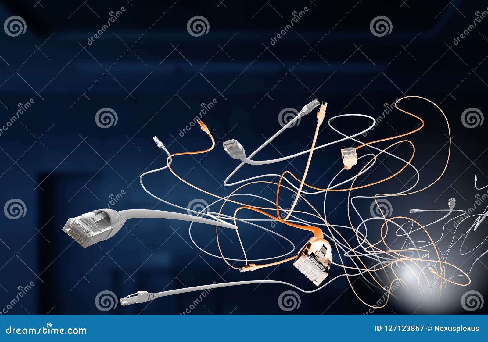 Wire Internet connection stock illustration. Illustration of data ...