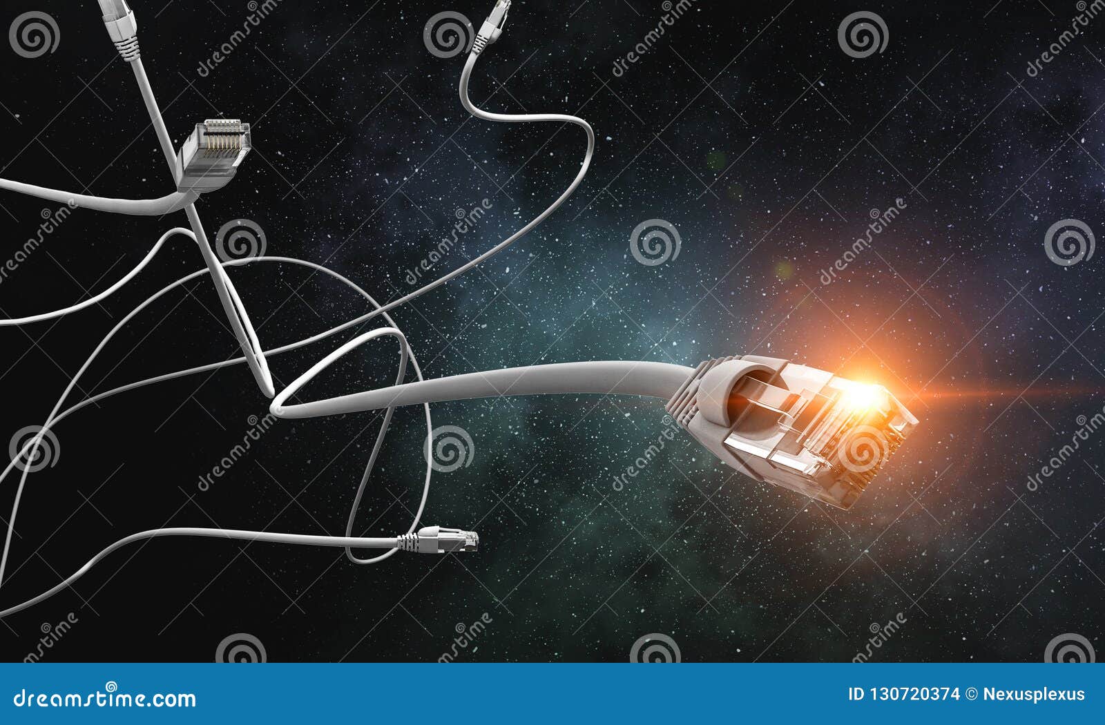 Wire Internet connection stock photo. Image of data - 130720374